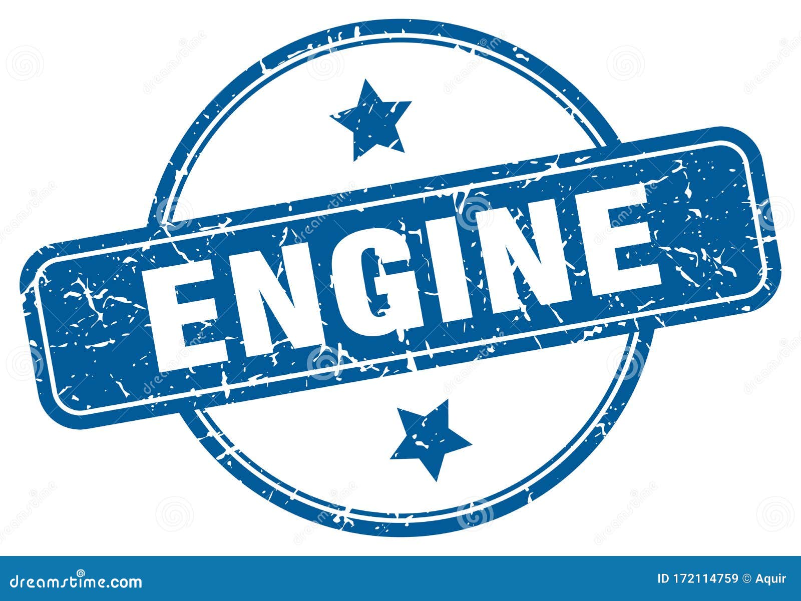 Engine Stamp. Engine Round Grunge Sign Stock Vector - Illustration of ...