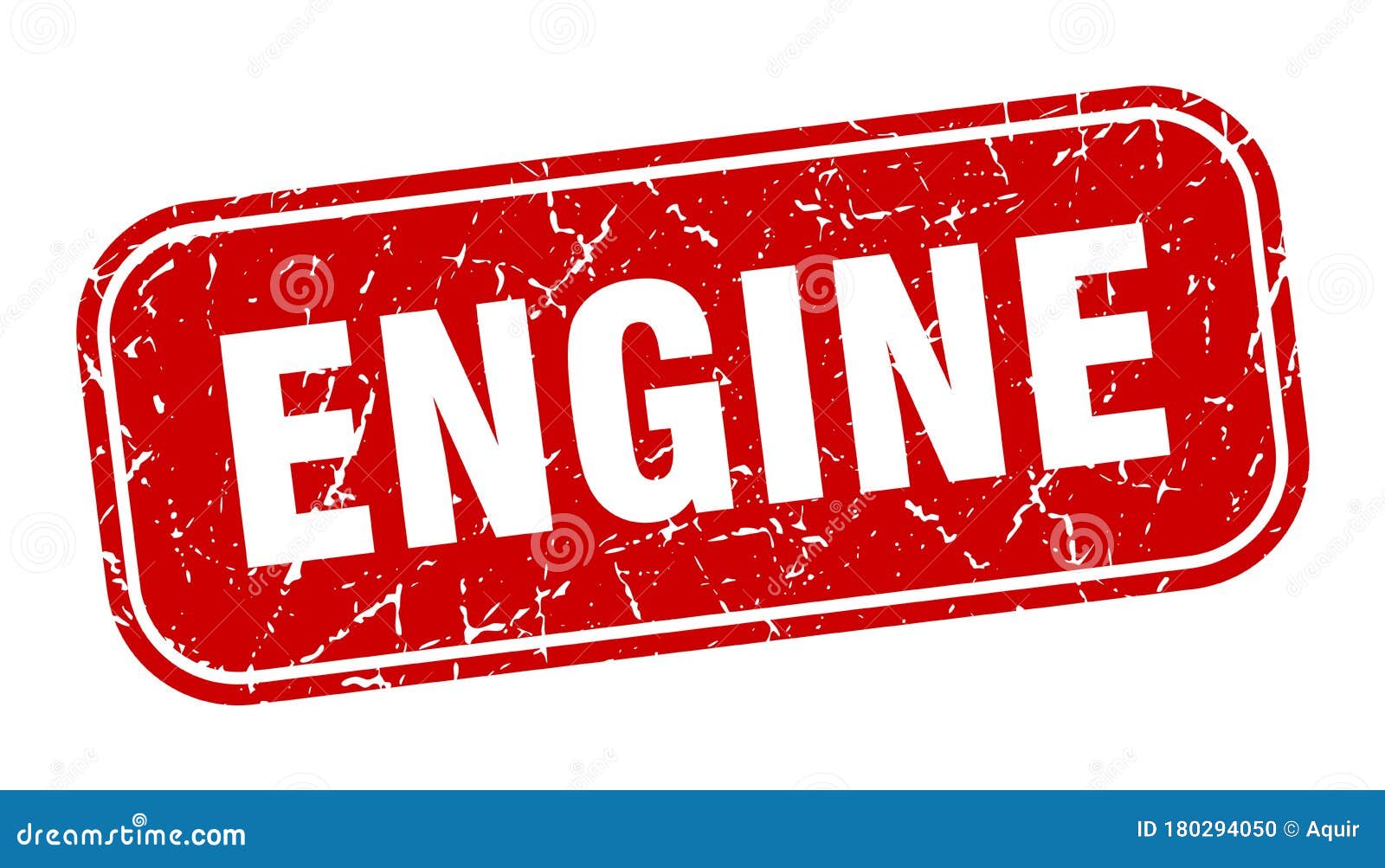 Engine Stamp. Engine Square Grungy Isolated Sign Stock Vector ...