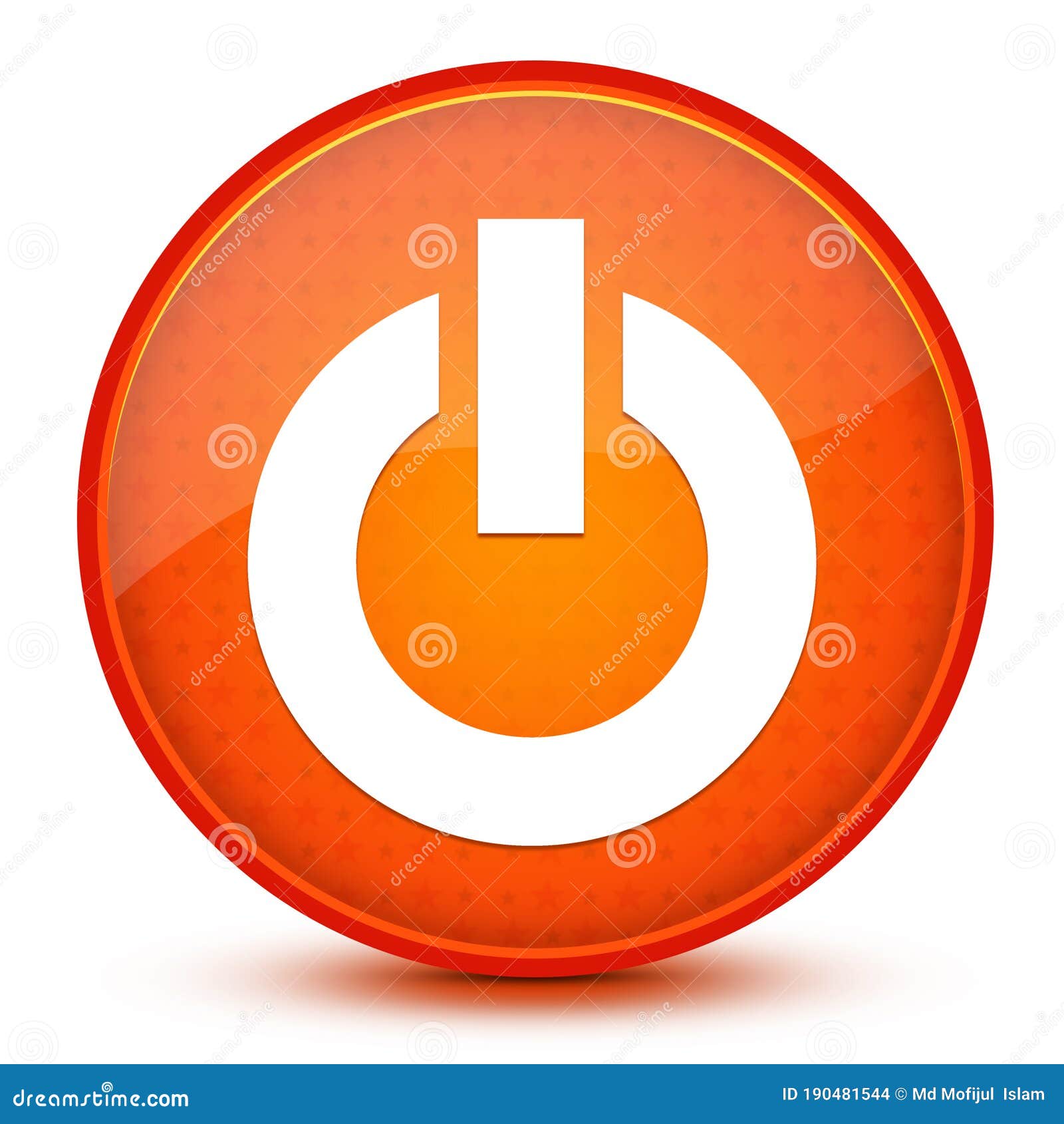 Engine Start Icon Isolated on Glossy Star Orange Round Button ... Engine Start Icon Isolated on Glossy Star Orange Round Button ...