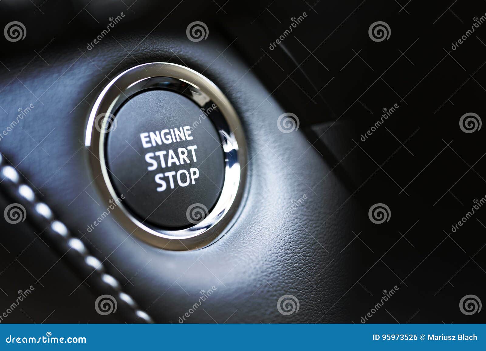 Engine start stop button stock photo. Image of engine - 95973526