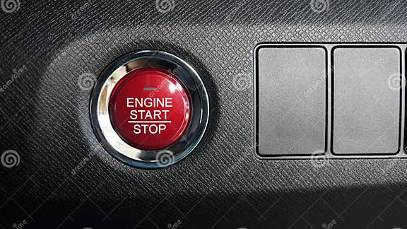 Engine Start and Stop Button Functions in the Car, Automatically Shuts ...