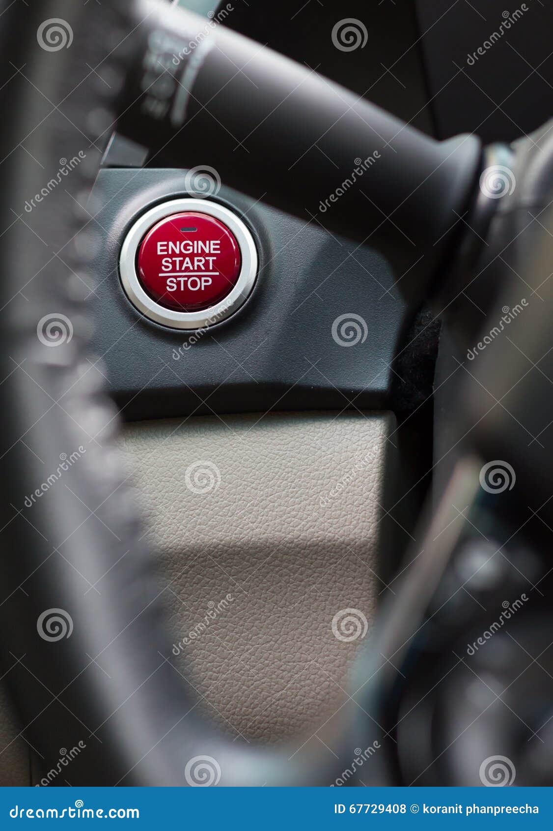 ENGINE START STOP BUTTON stock photo. Image of black - 67729408