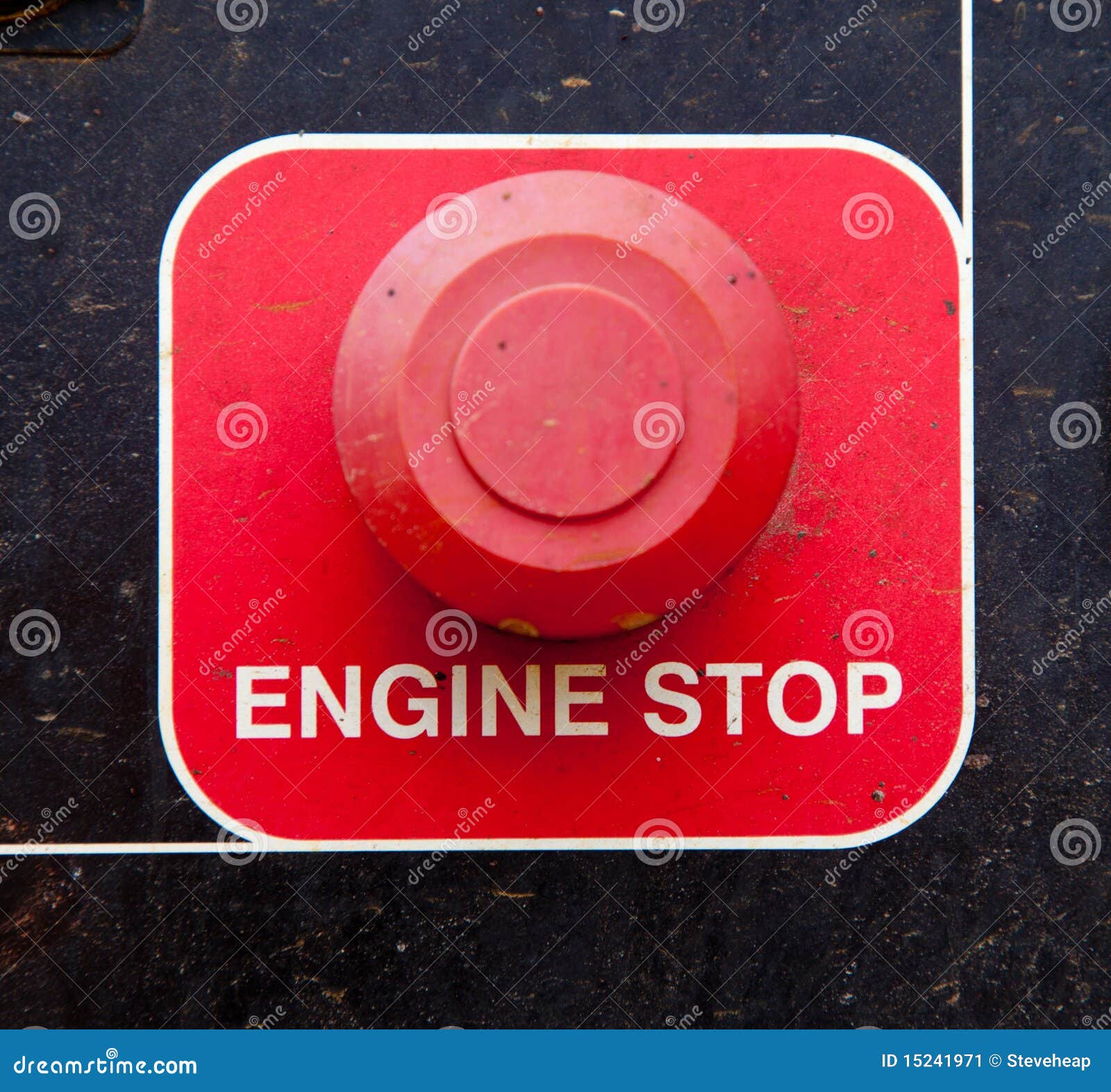 Engine Stop Button stock image. Image of equipment, stop - 15241971