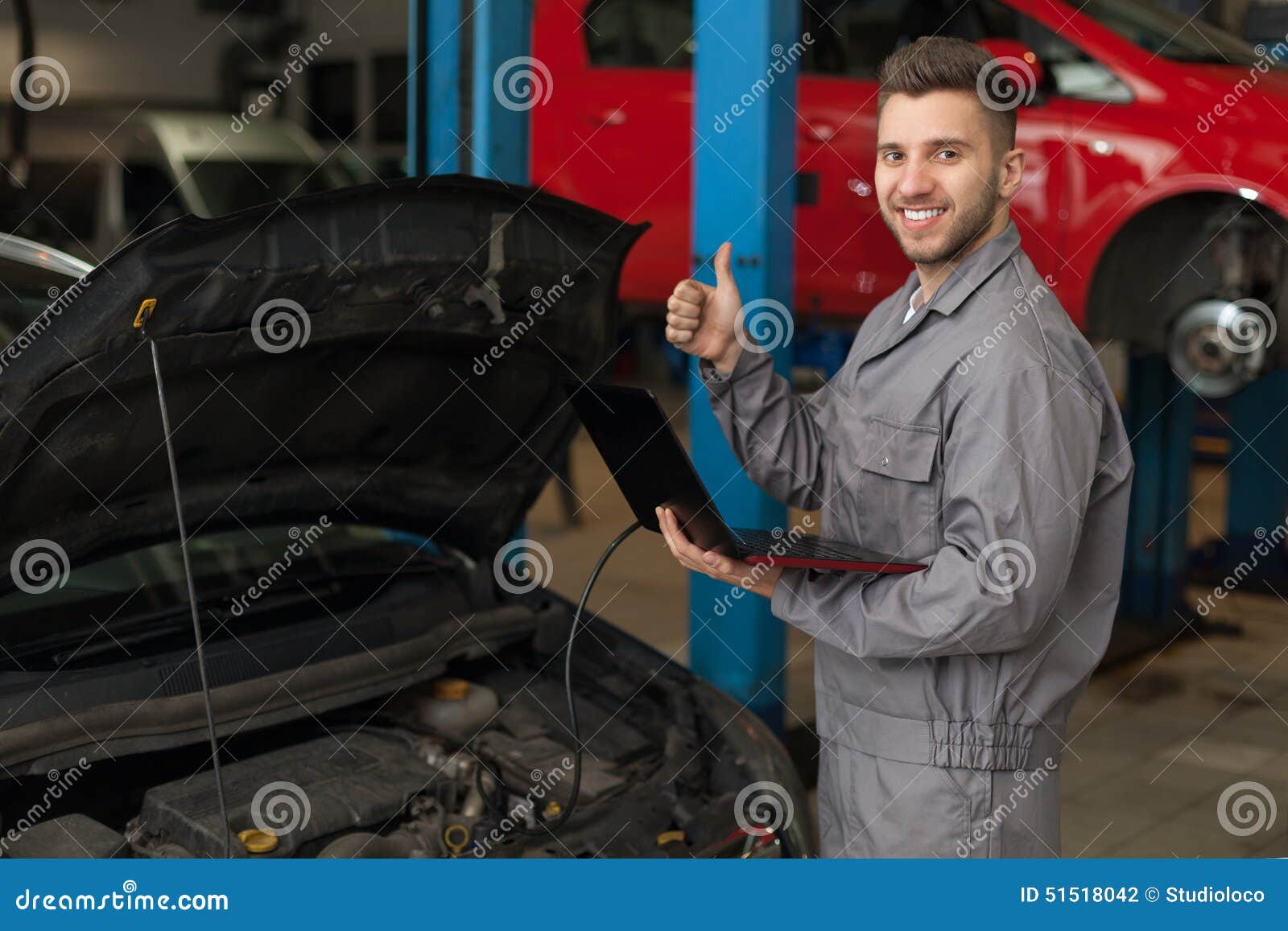 Engine testing stock photo. Image of control, gesturing - 51518042