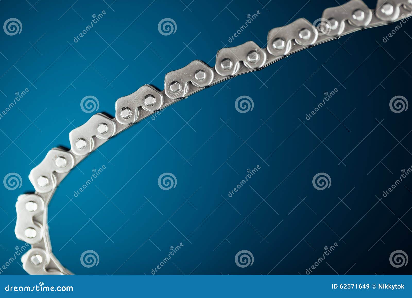Engine timing chain stock image. Image of metallic, curve - 62571649