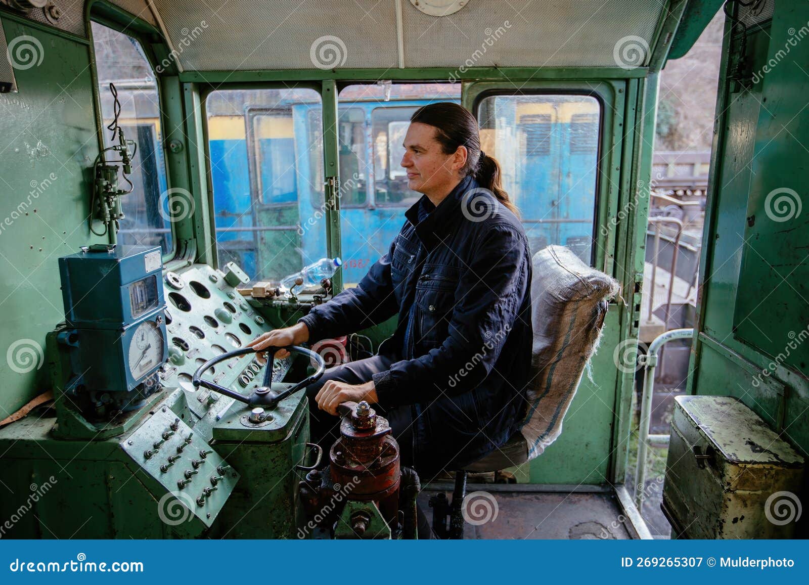 Inside Locomotive Royalty-Free Stock Photography | CartoonDealer.com ...