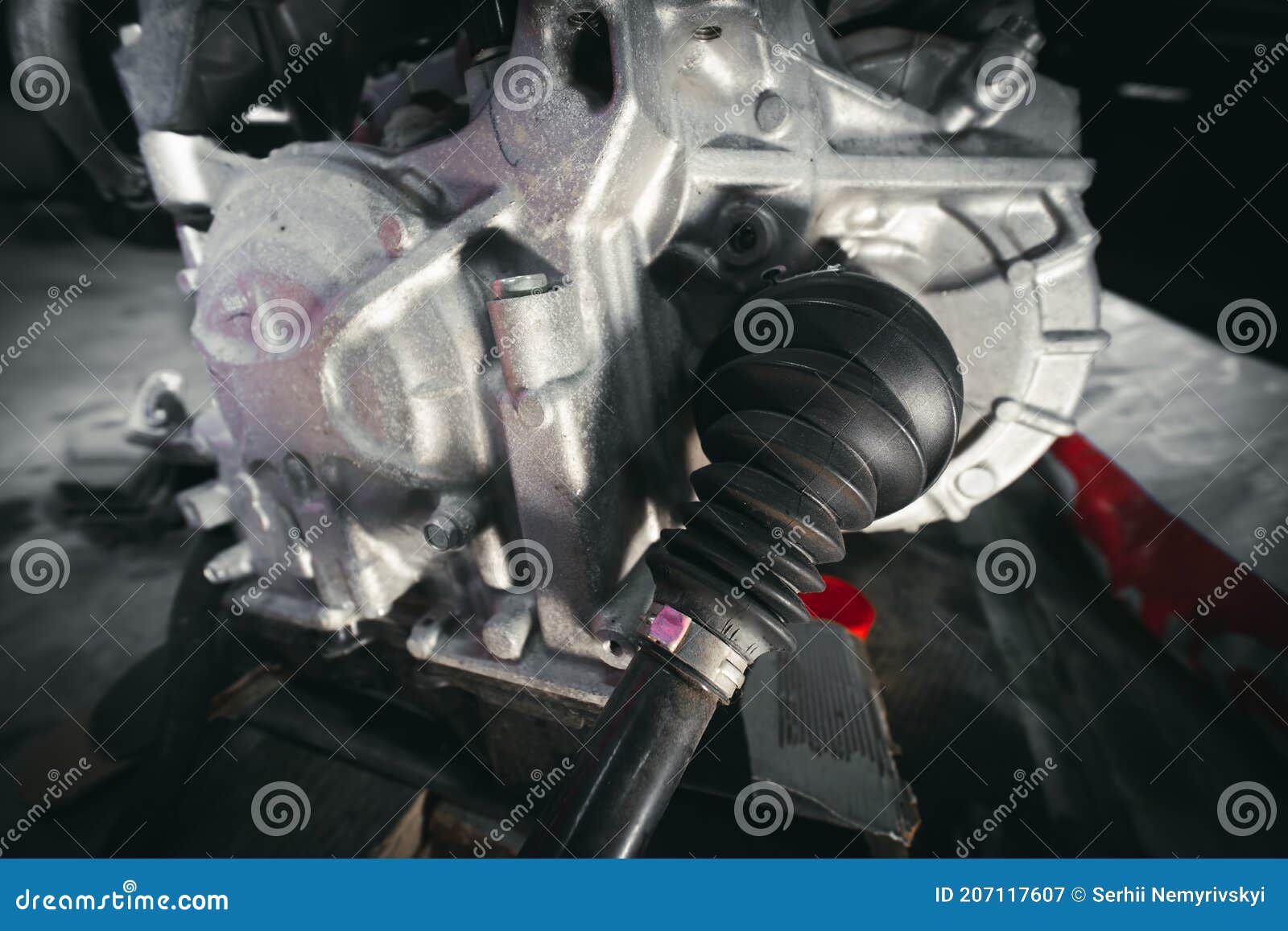 The Engine, from the Vehicle, is Located Separately from the Car ...