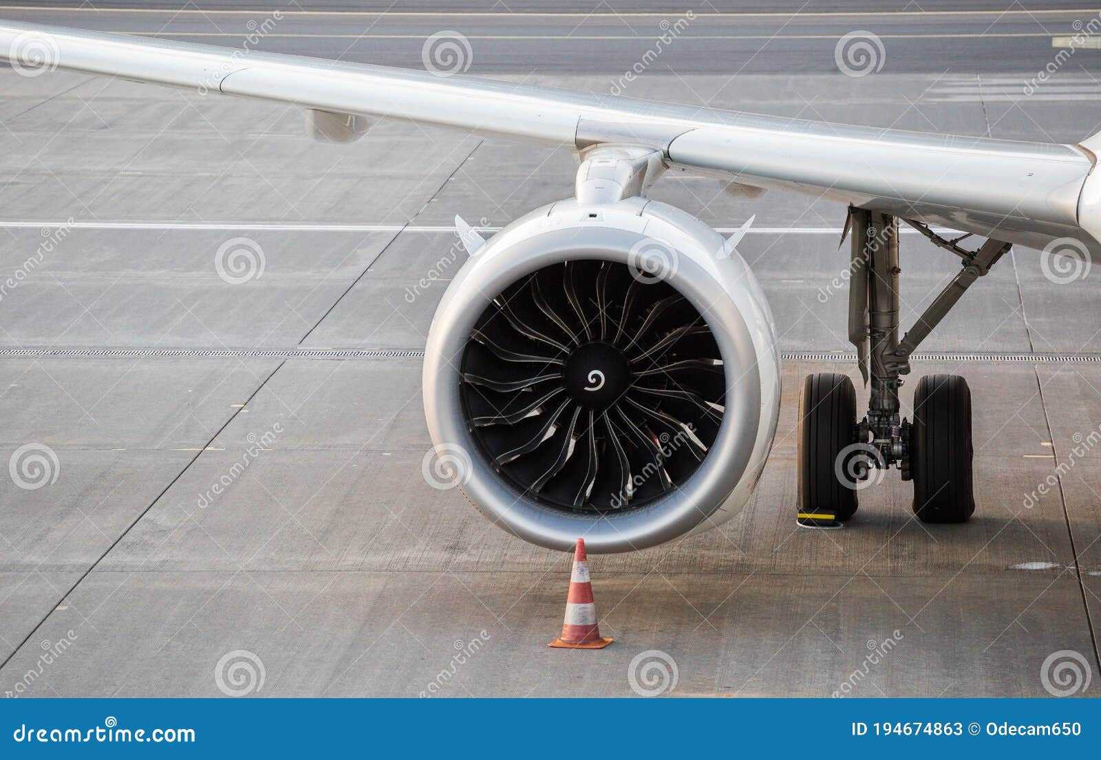 Engine on the wing editorial stock photo. Image of display - 194674863