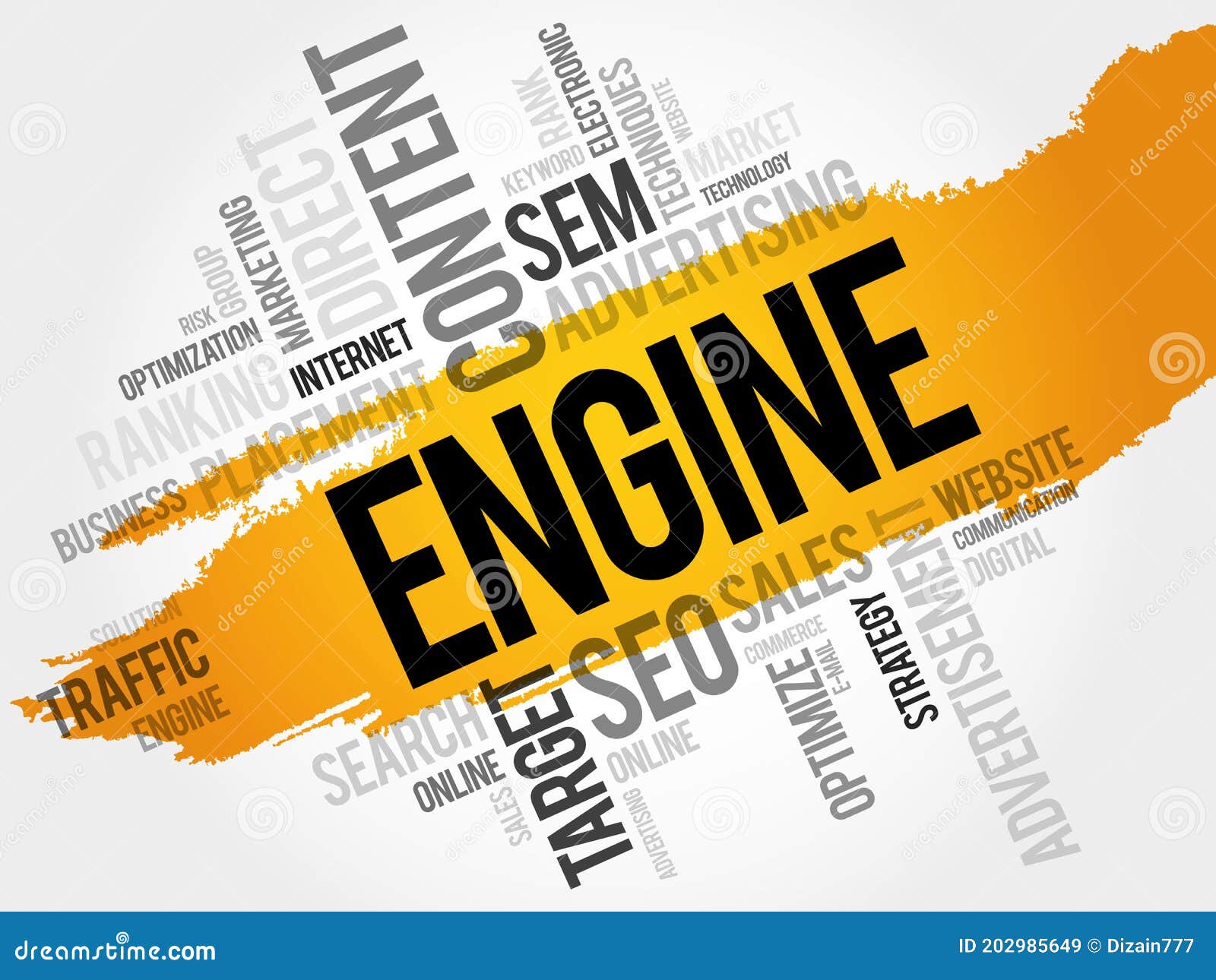 ENGINE word cloud stock illustration. Illustration of plan - 202985649