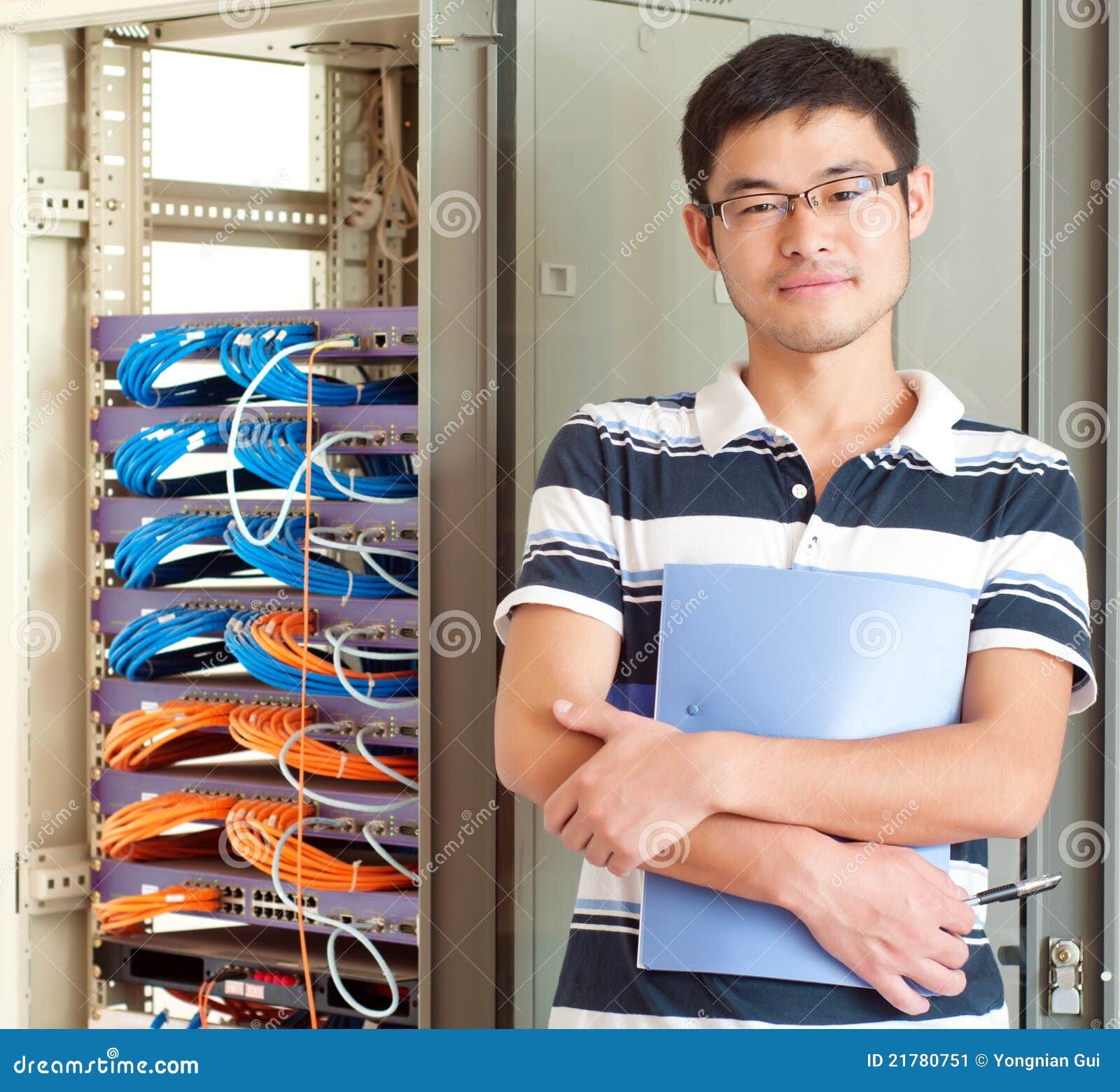 It Engineer stock image. Image of work, asian, indoors - 21780751