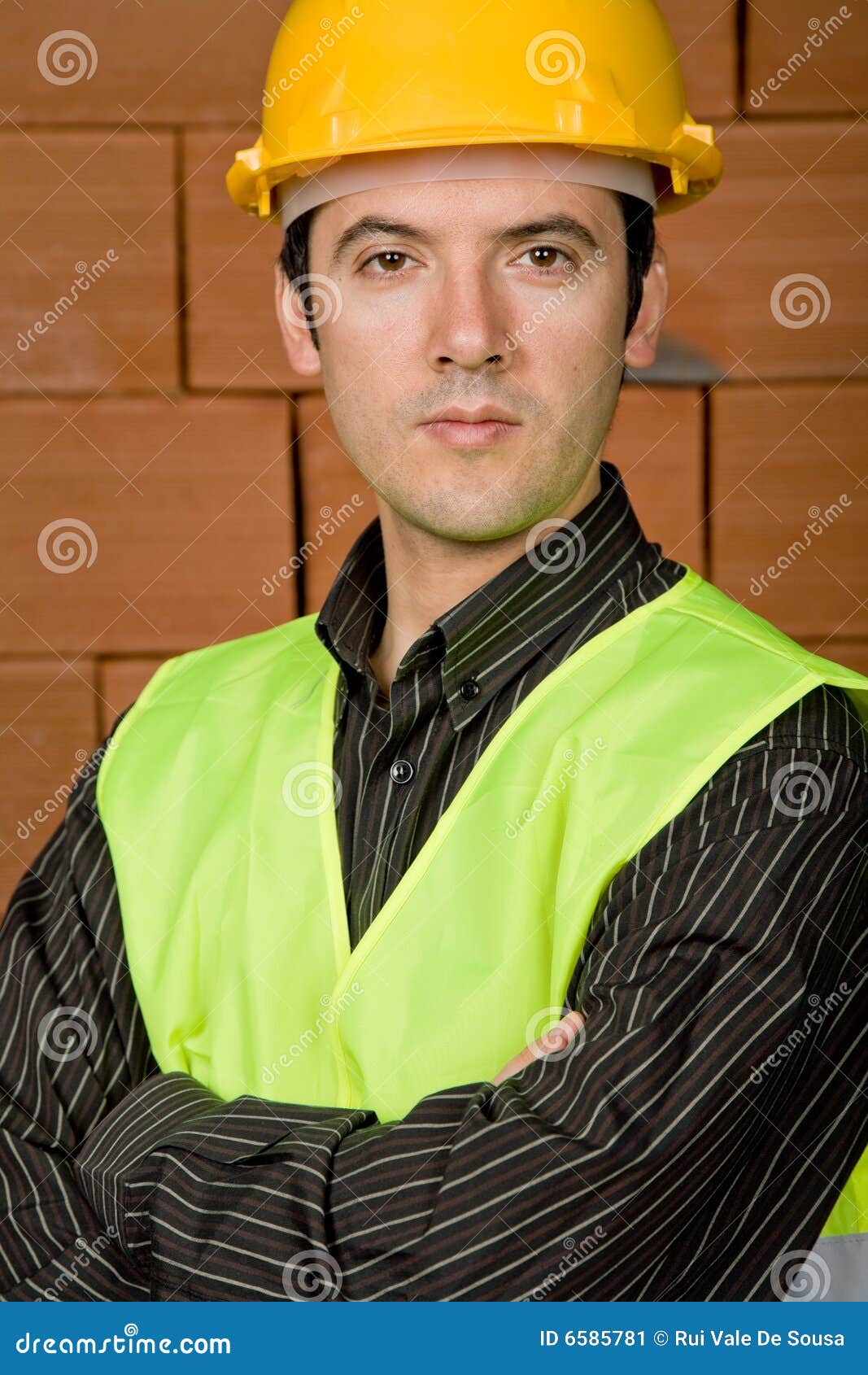 Engineer stock image. Image of secure, foreman, construction - 6585781