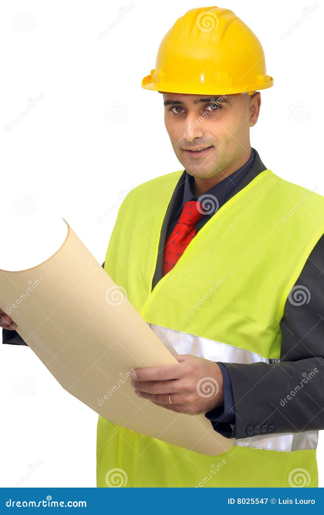Engineer stock image. Image of cheerful, construction - 8025547