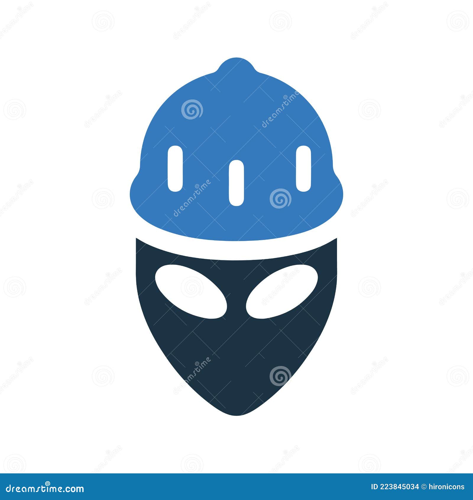 Alien Worker Or Prisoner In Orange Coveralls Royalty-Free Stock Photo ...