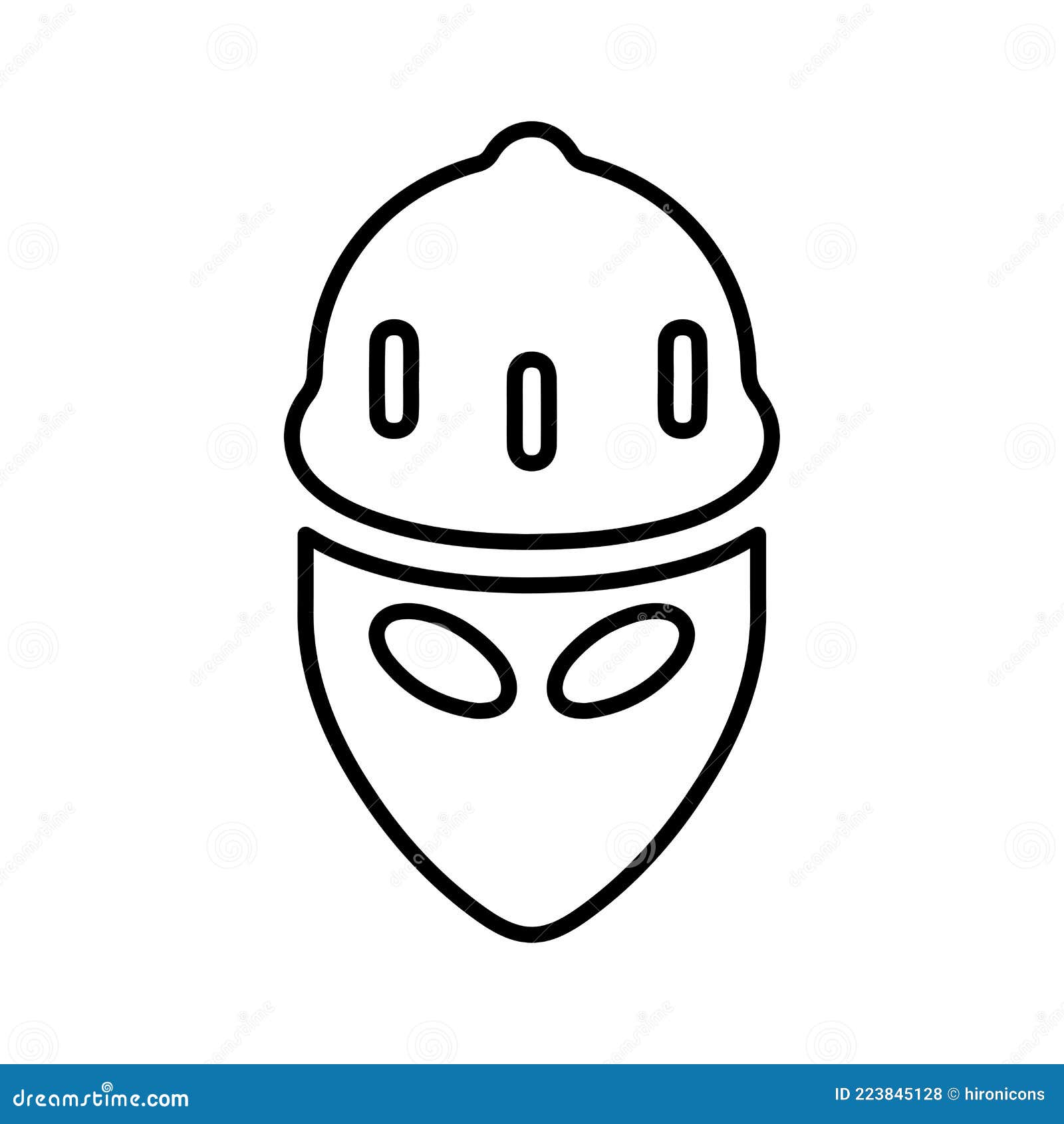 Alien Worker Or Prisoner In Orange Coveralls Royalty-Free Stock Photo ...