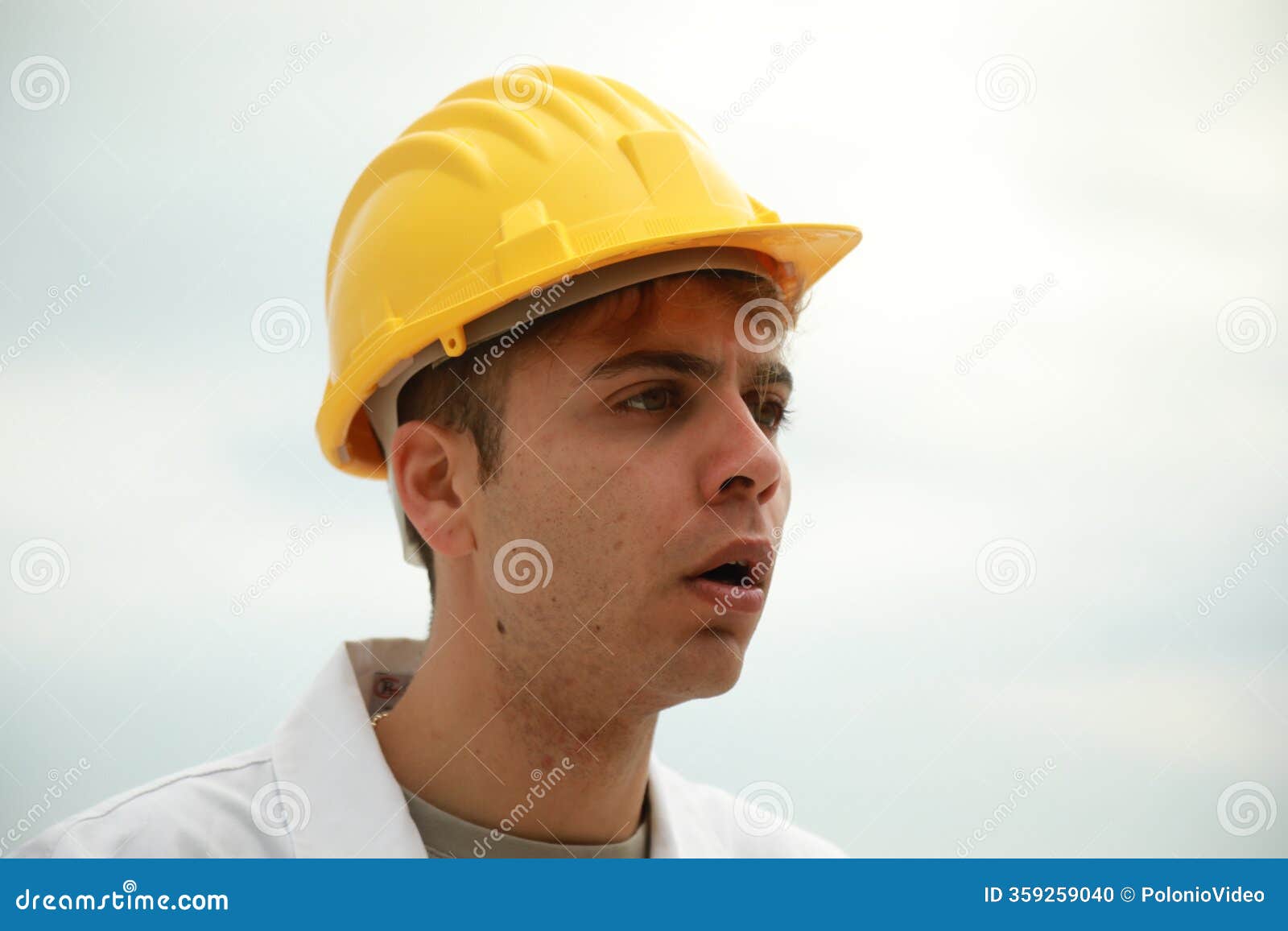 Engineer Angry about Bad Work Done by Workers Nervously Scolding Them ...