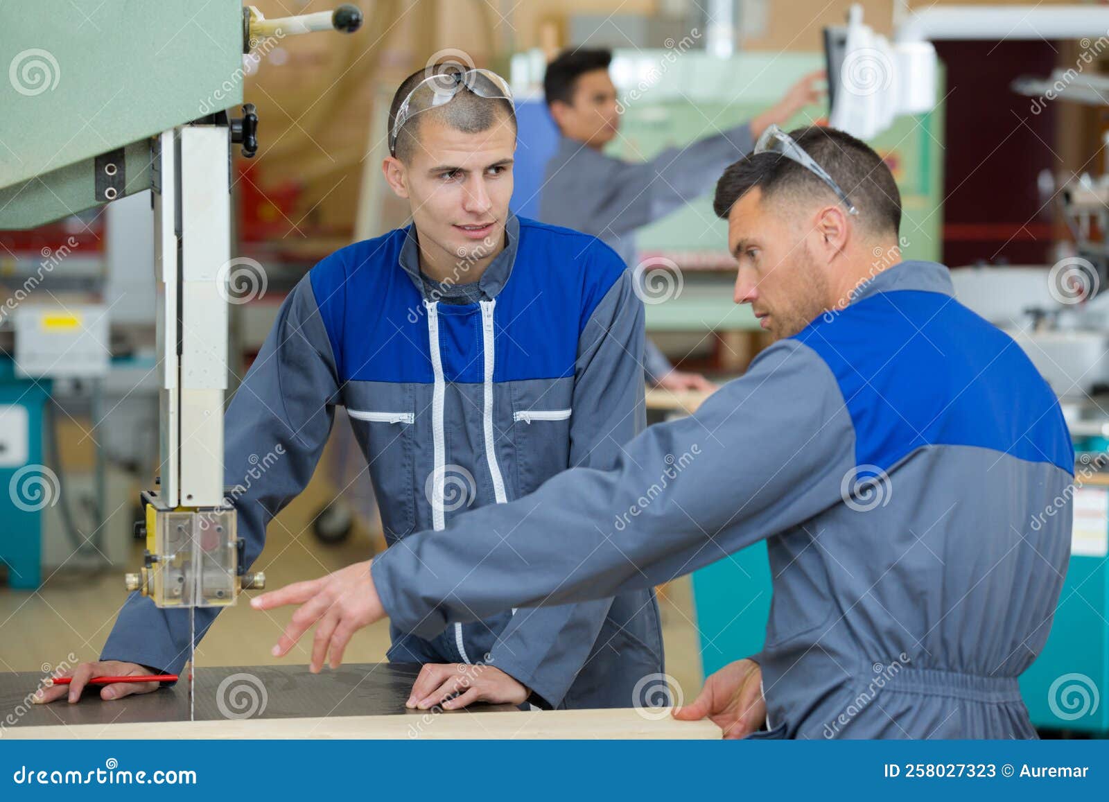 Engineer and Apprentice in Factory Stock Image - Image of industry ...