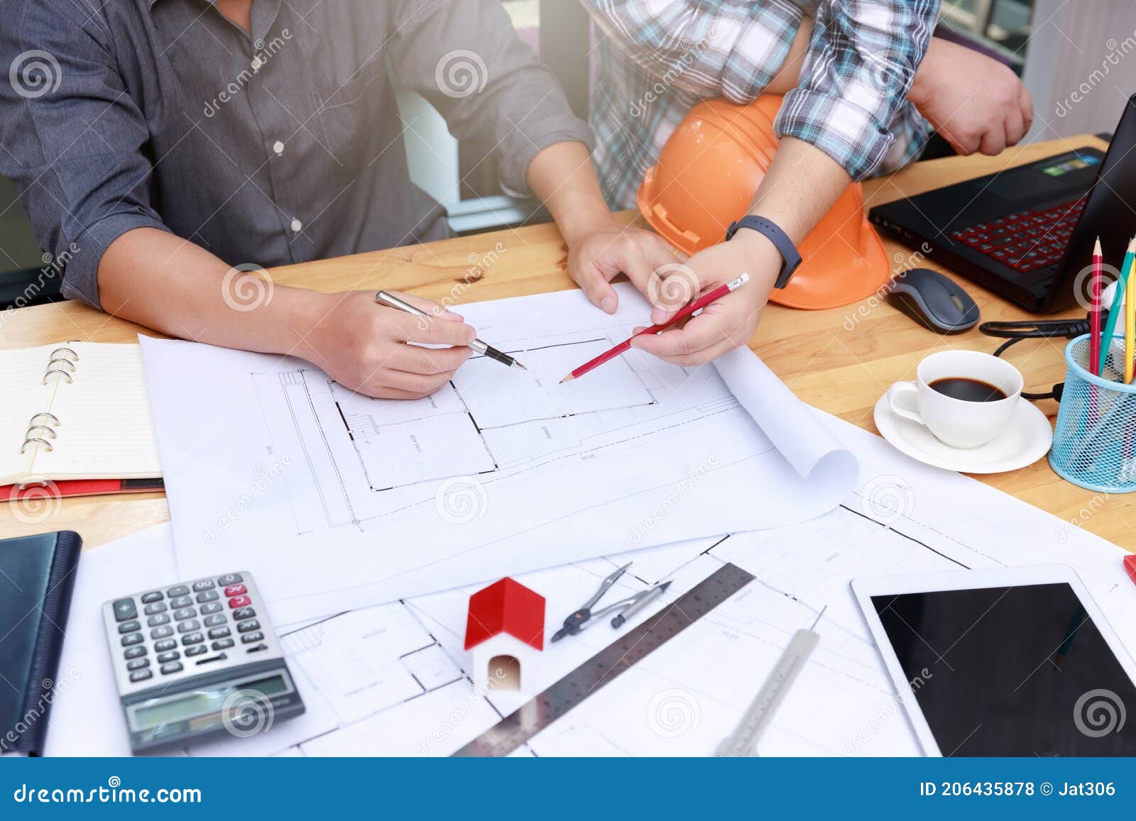 Engineer and Architect Concept, Engineer Architects and Interior ...