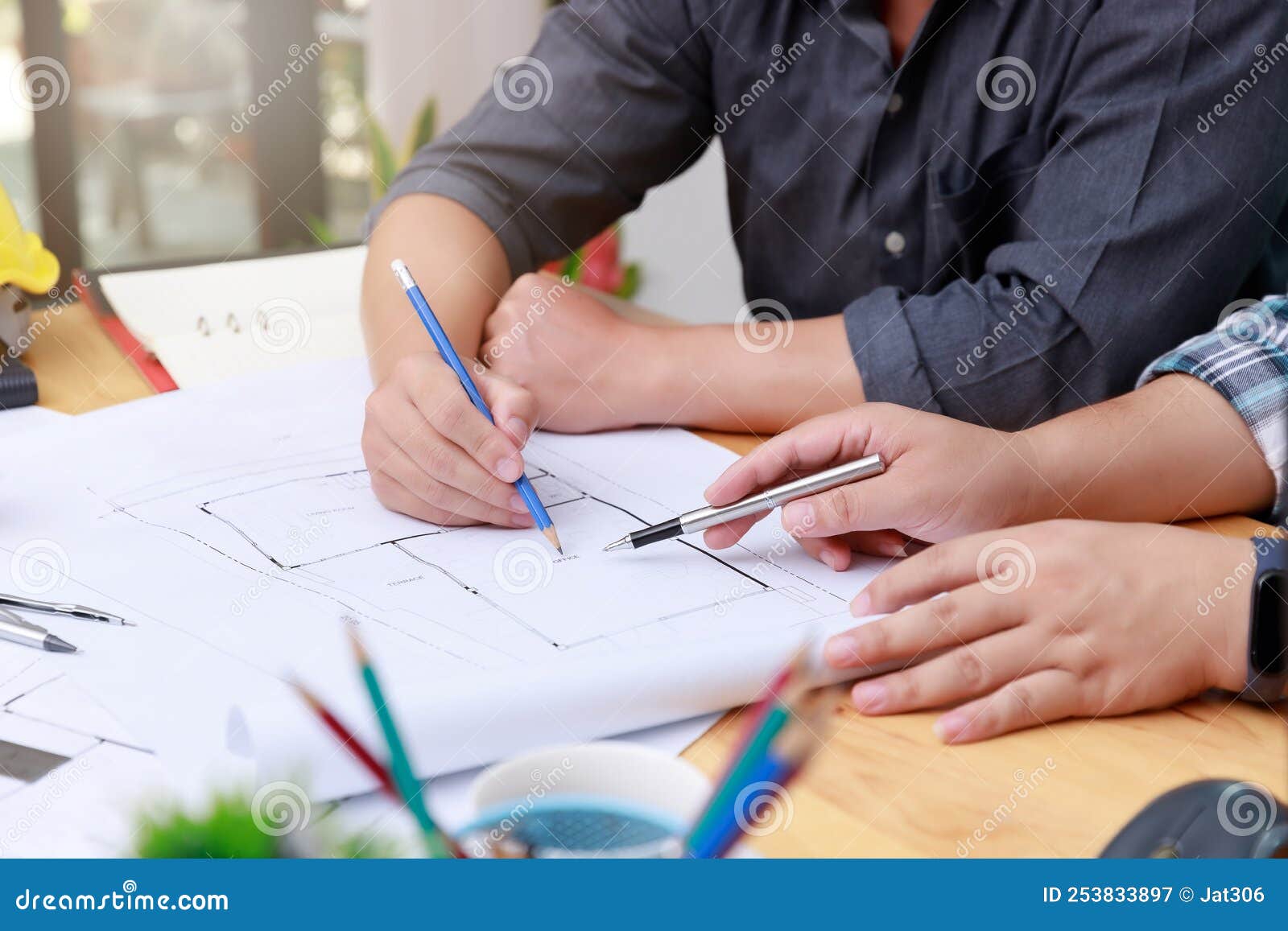 Engineer and Architect Concept, Engineer Architects and Interior ...