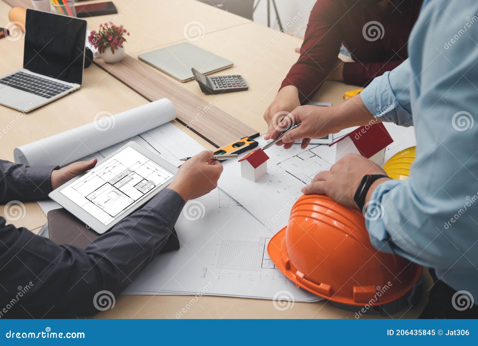 Engineer and Architect Concept, Engineer Architects and Interior ...