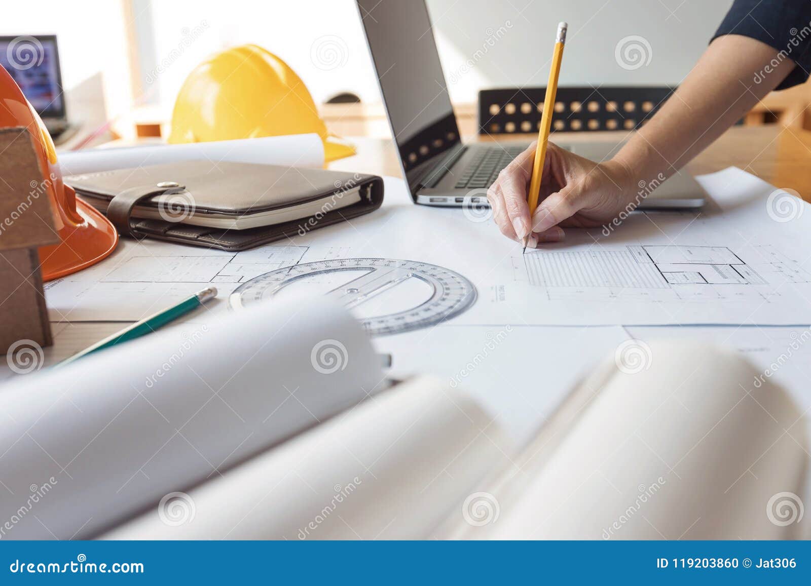 Engineer and Architect Concept, Engineer Architects and Real Estate ...