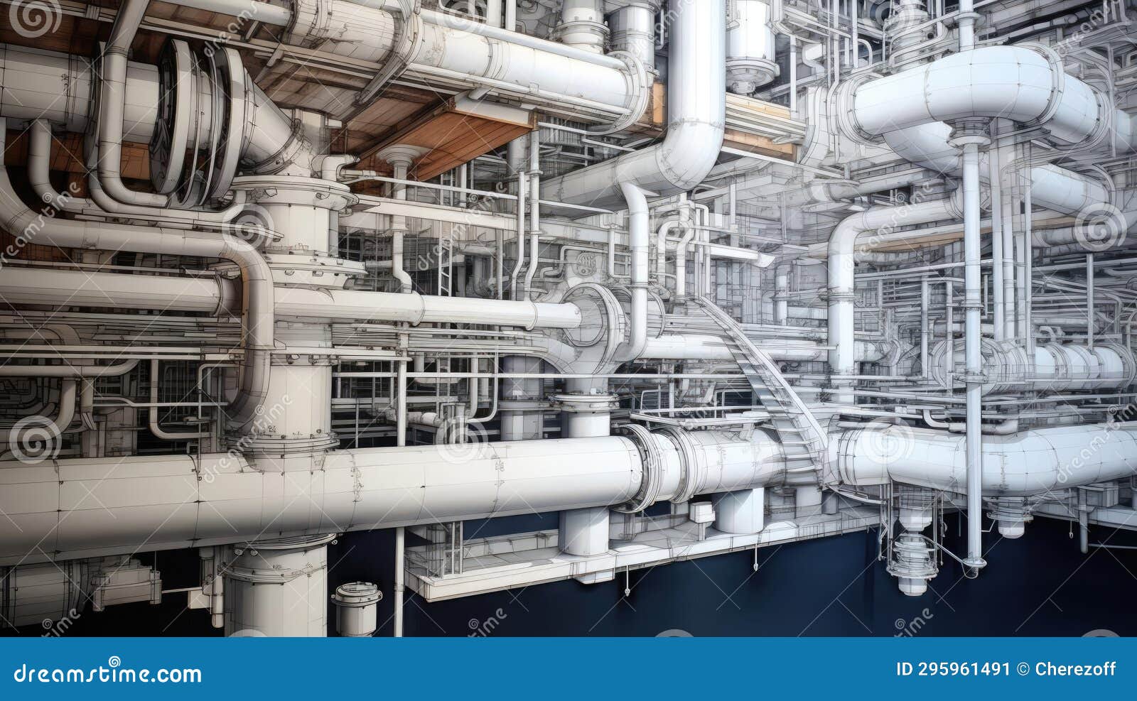 Engineer Architect Develops a Layout of Architecture Stock Image ...