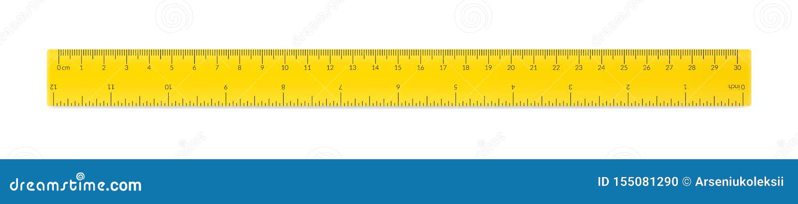 Engineer or Architect Plastic Drafting Ruler Stock Vector ...