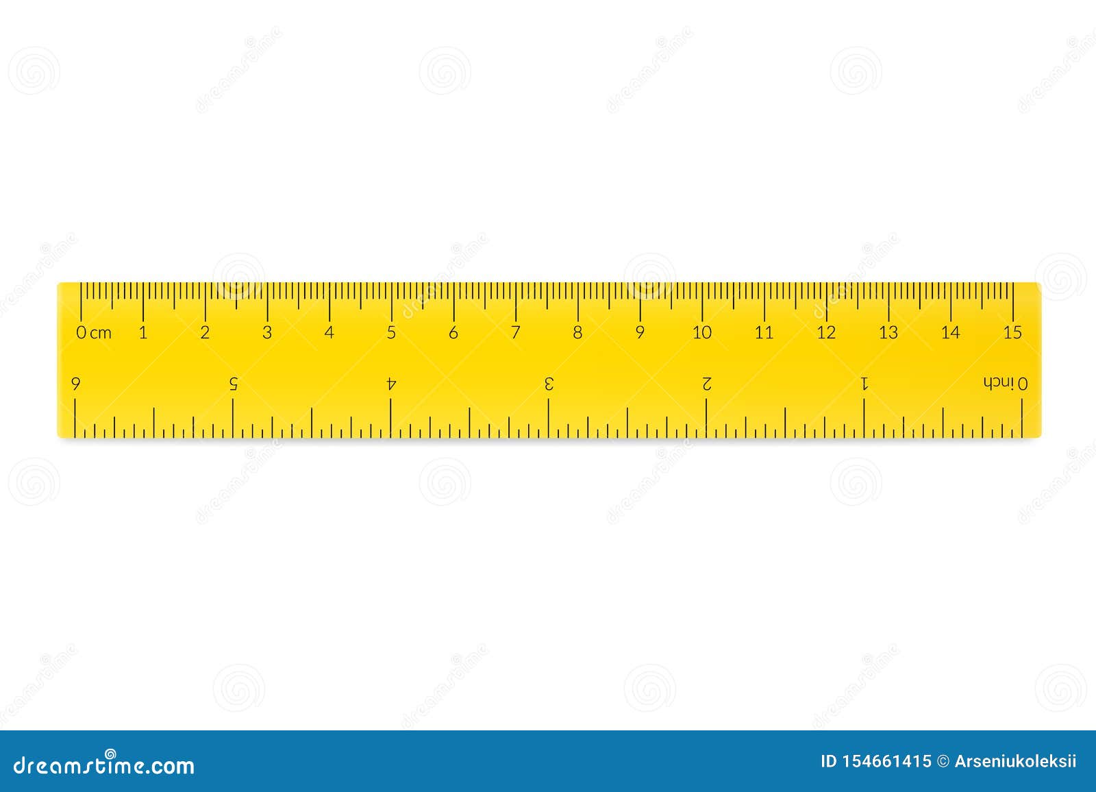 Engineer or Architect Plastic Drafting Ruler Stock Vector ...