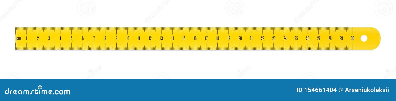 Engineer or Architect Plastic Drafting Ruler Stock Vector ...