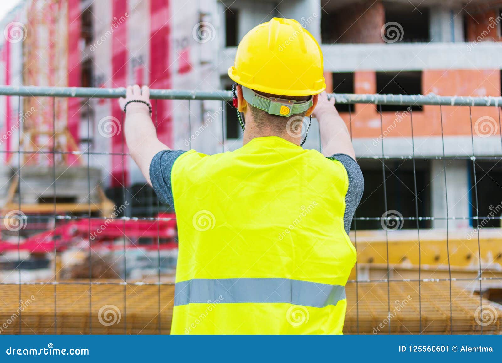 Building Construciton Worker Enginneer Stock Image - Image of ...