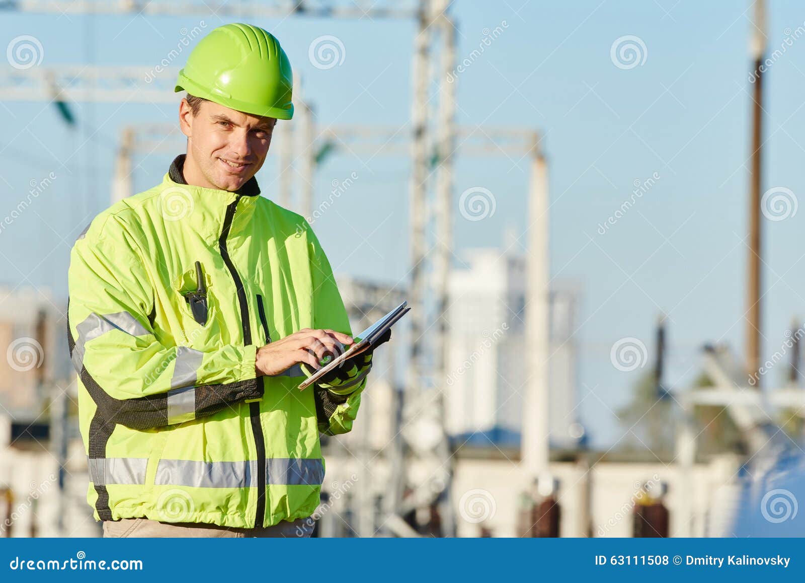 Engineer Builder Architect Team Working Check Roof Beam Construction ...