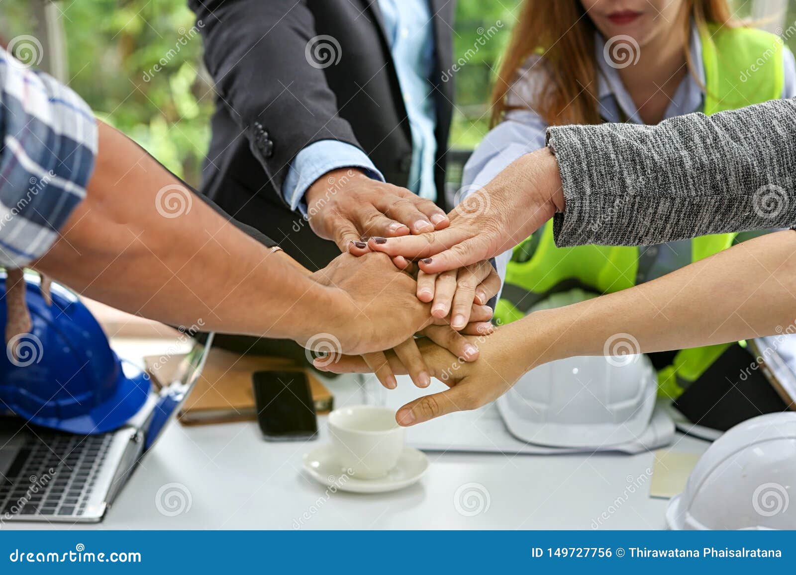 Engineer And Business. Teamwork And People Concept. Teamwork Relation ...