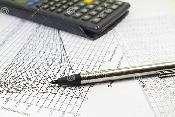 Engineer Calculations Graphics Stock Image - Image of graphic ...