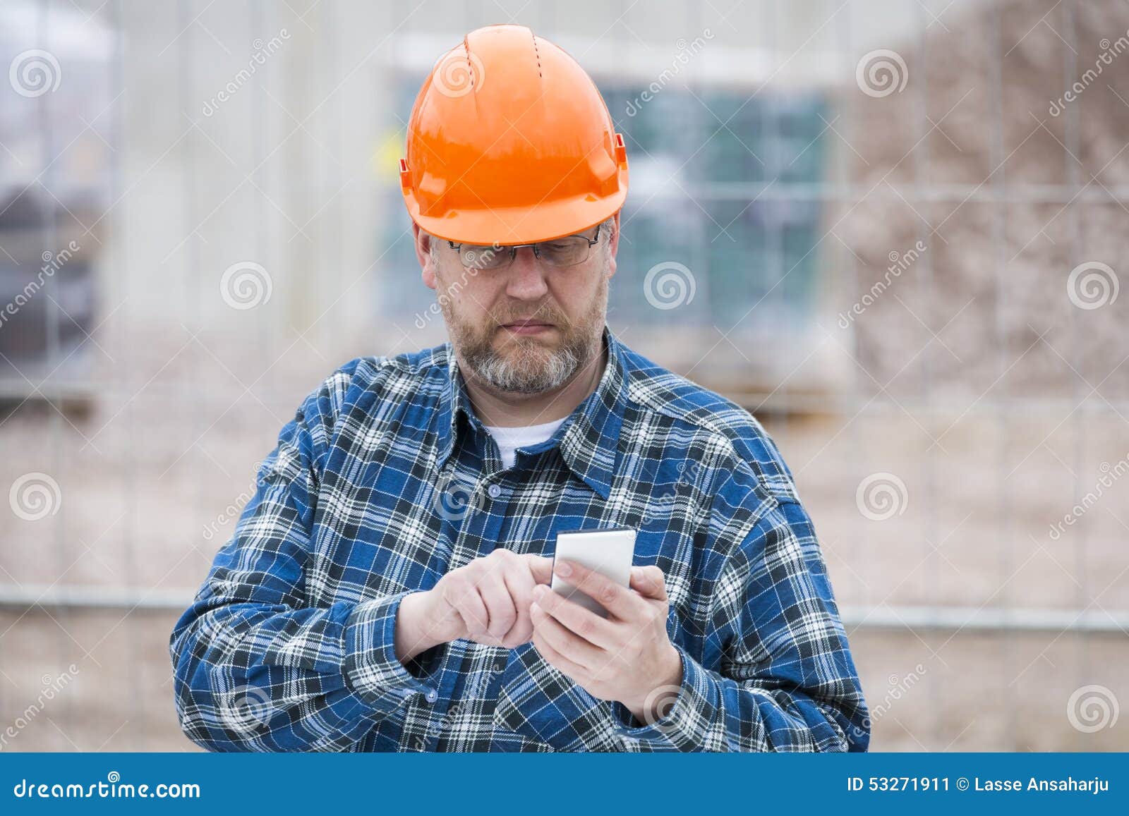 Engineer stock image. Image of caucasian, outdoors, dialling - 53271911