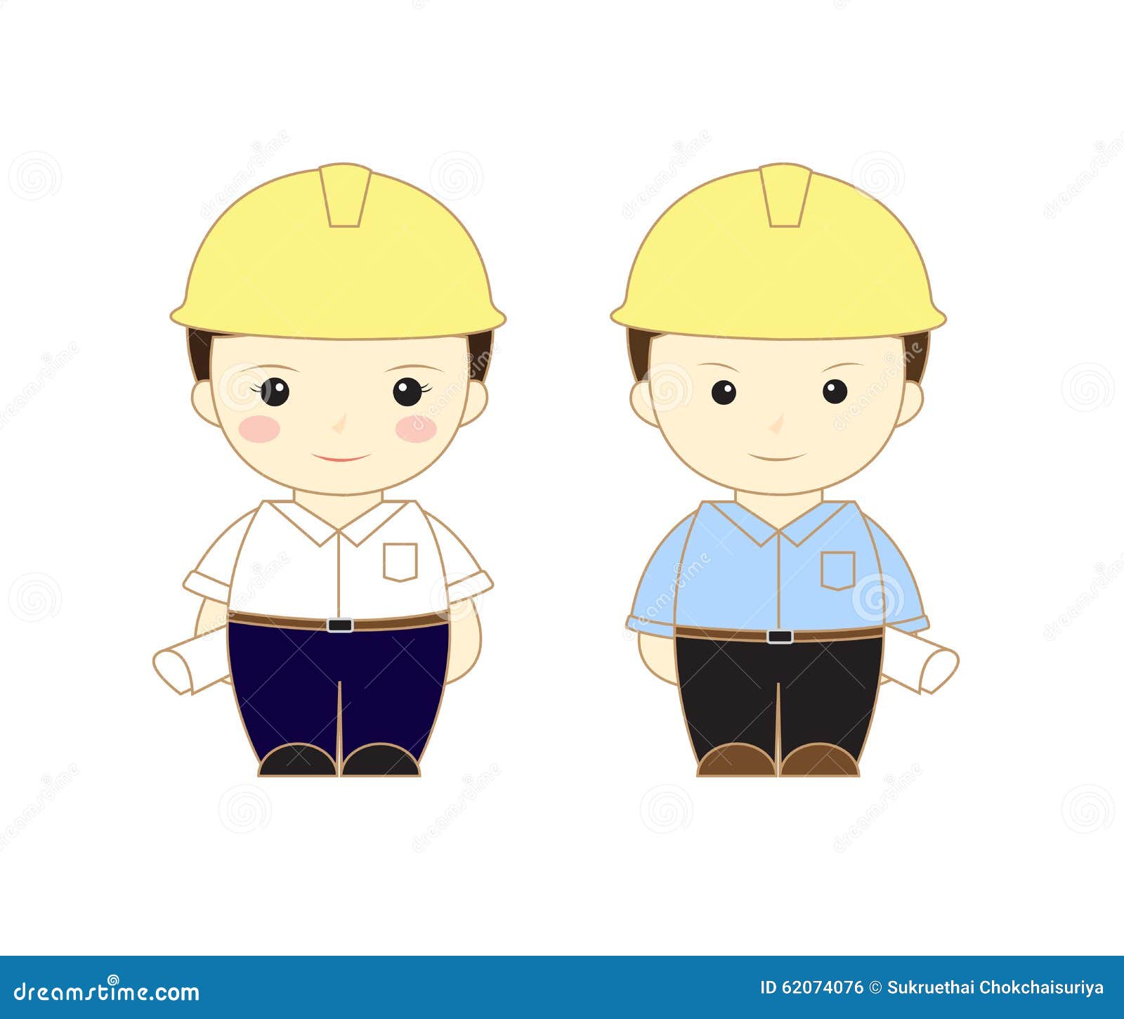 Engineer Cartoon Stock Illustration - Image: 62074076