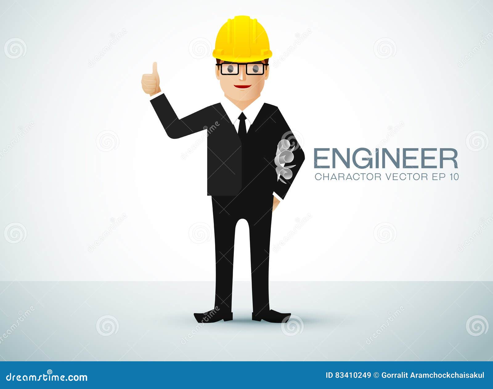 Engineer character stock vector. Illustration of industrial - 83410249