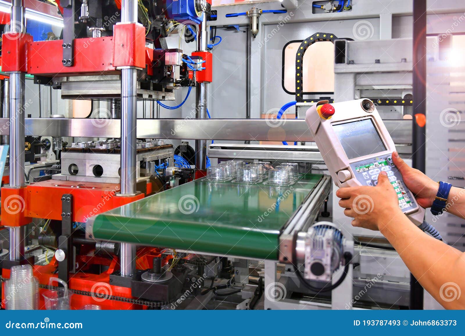 Engineer Check Concrete Structure In The Tunnel Underground ...