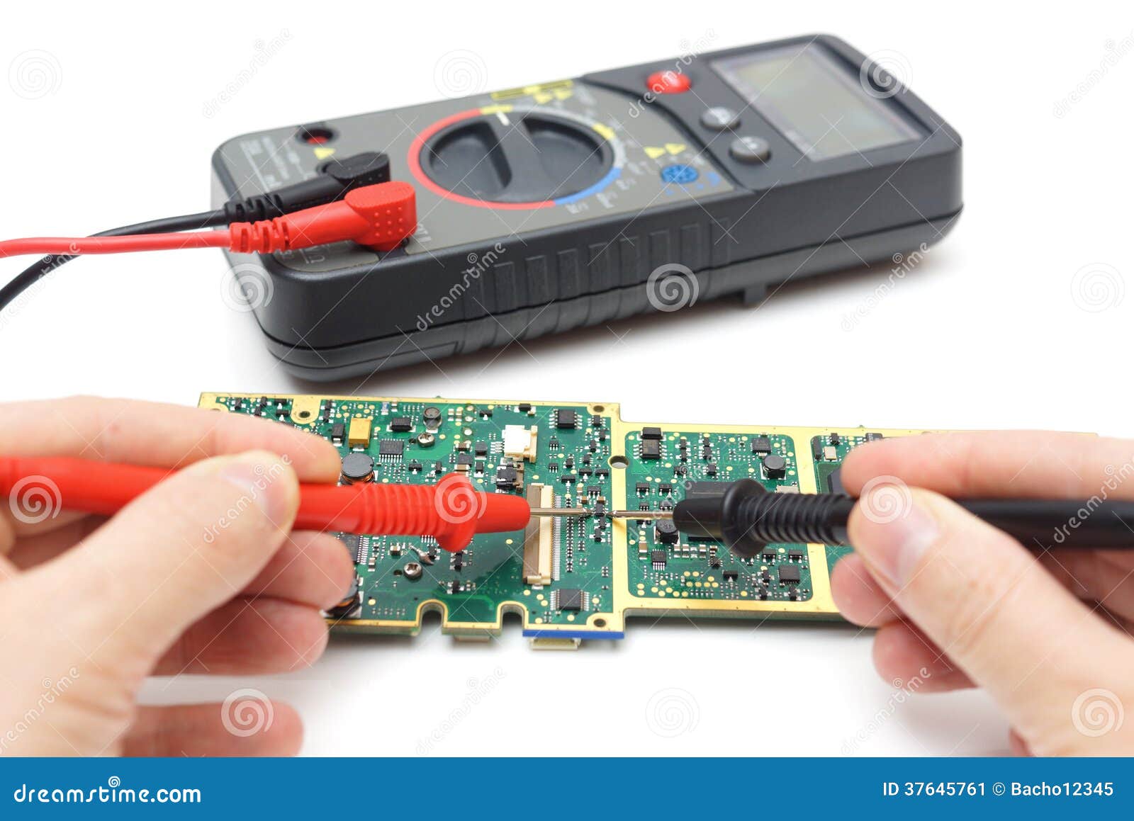 Engineer is Checking Hardware Component Stock Image - Image of circuit ...
