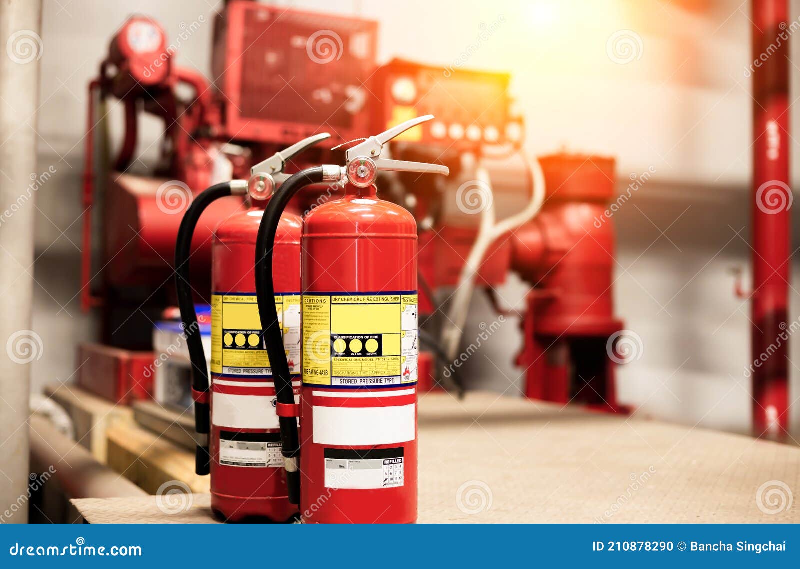 Engineer Checking Industrial Fire Control System,Fire Alarm Controller ...