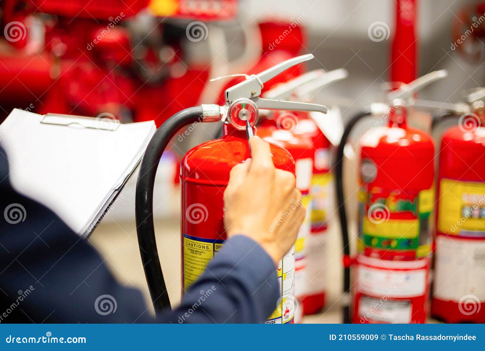 Engineer Checking Industrial Fire Control System,Fire Alarm Controller ...