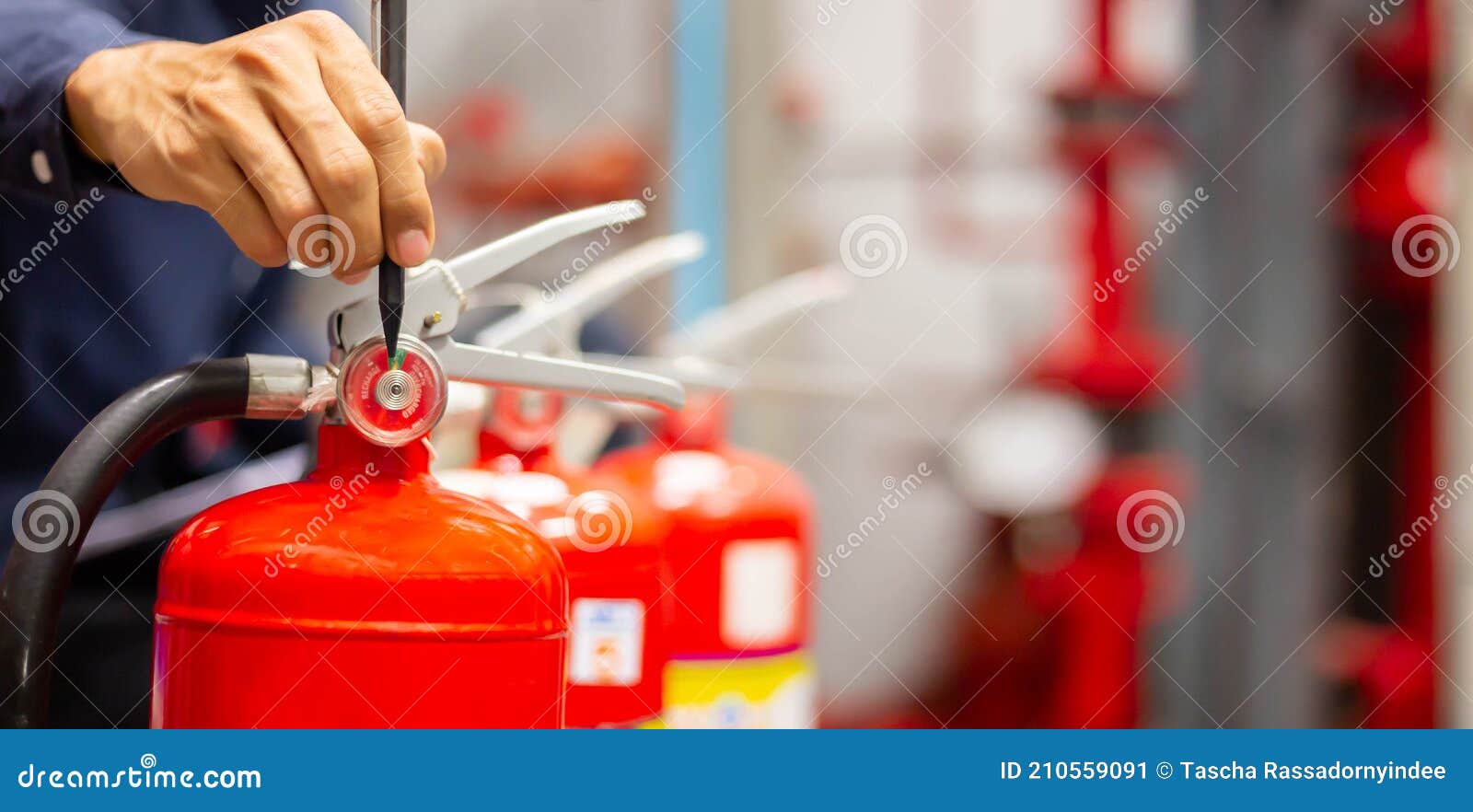 Engineer Checking Industrial Fire Control System,Fire Alarm Controller ...