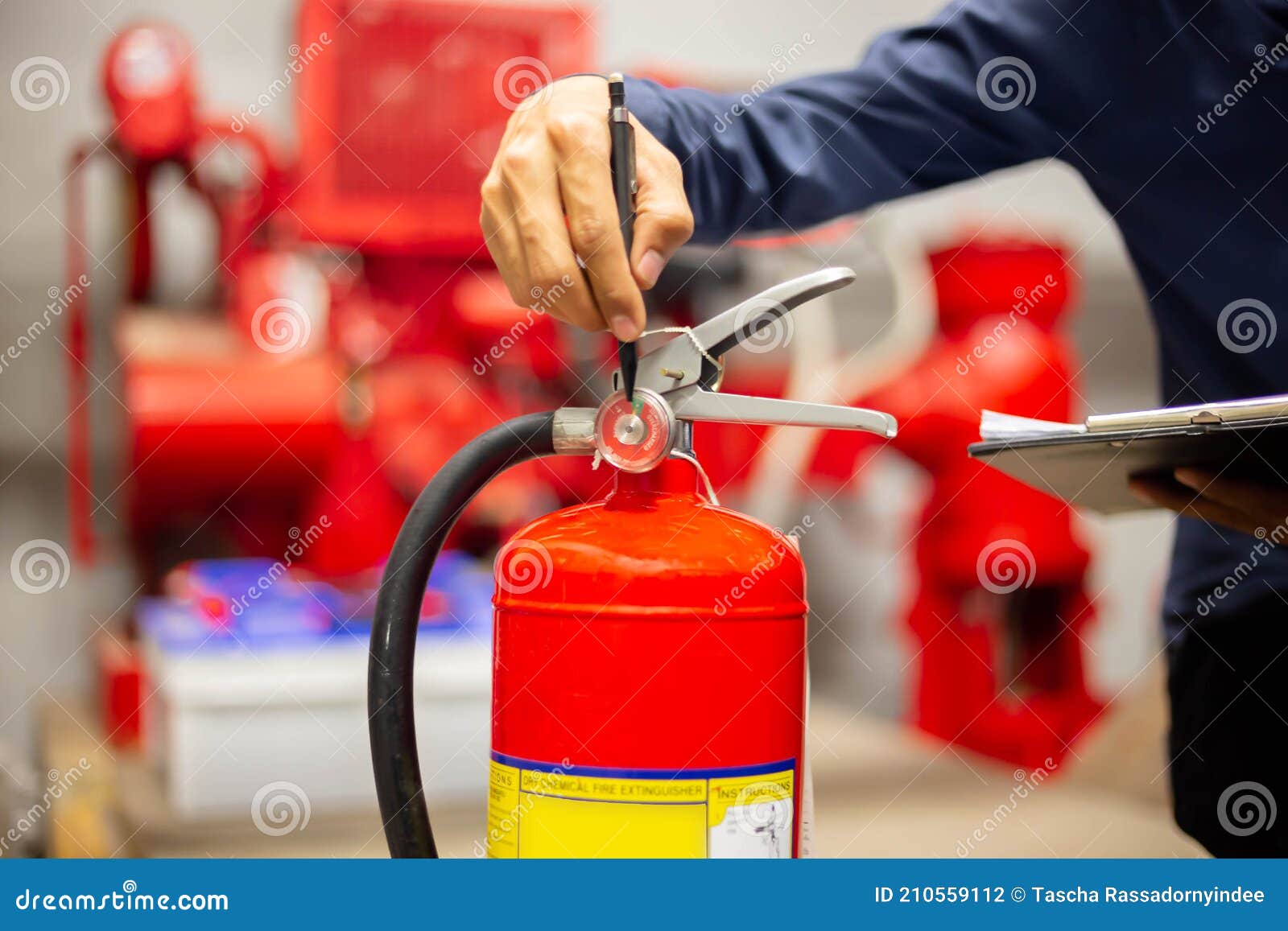 Engineer Checking Industrial Fire Control System,Fire Alarm Controller ...