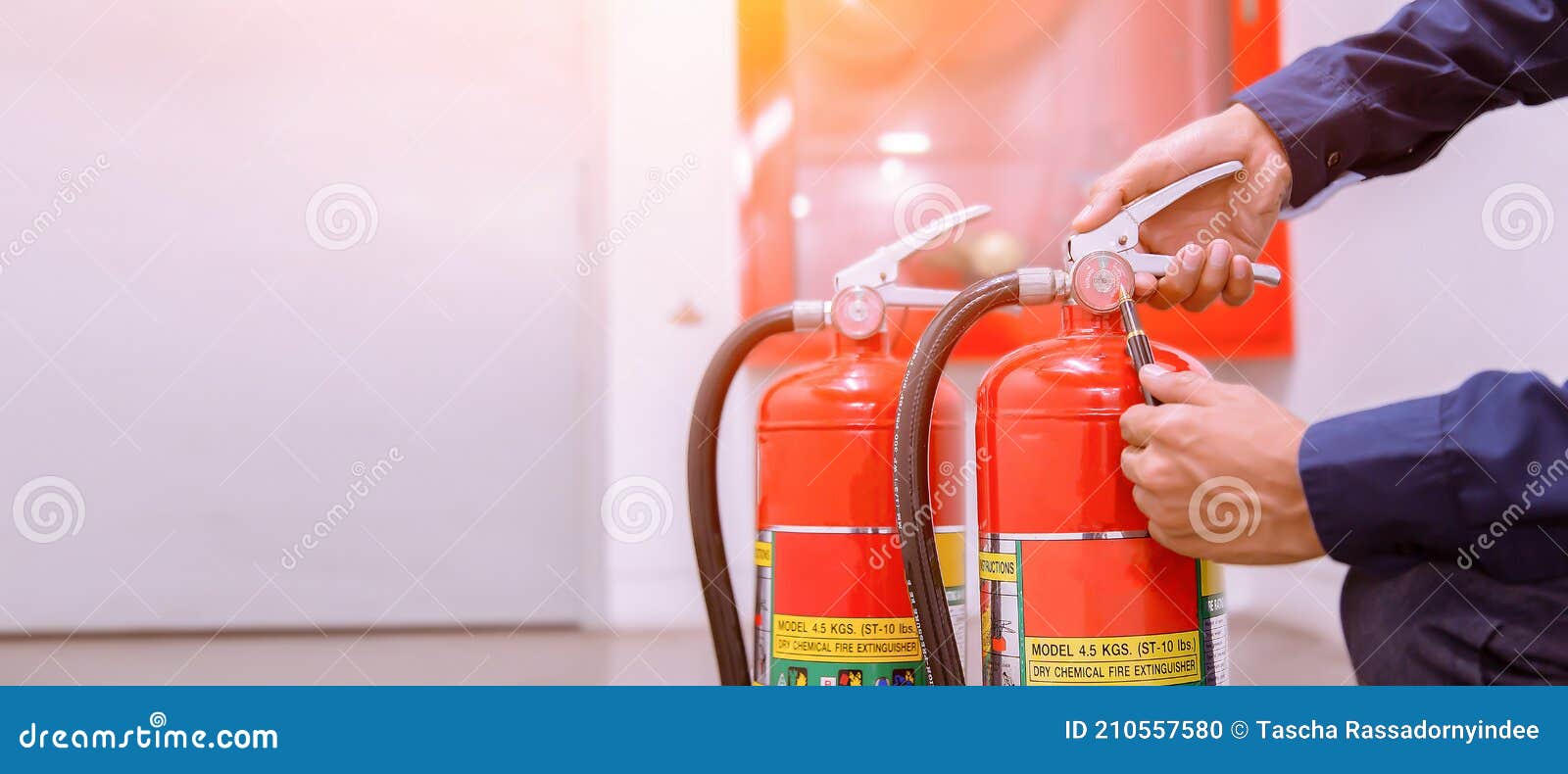 Engineer Checking Industrial Fire Control System,Fire Alarm Controller ...