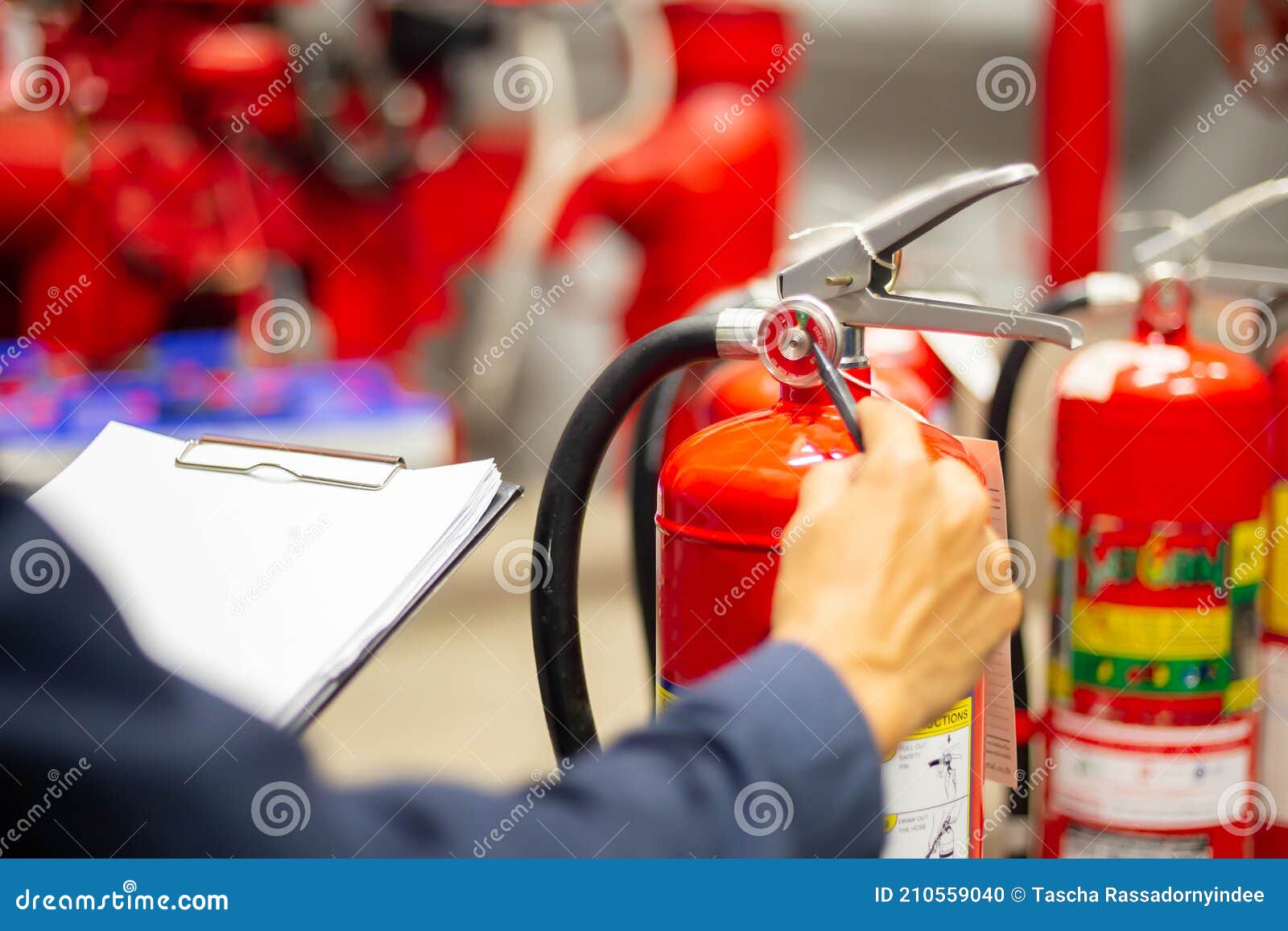 Engineer Checking Industrial Fire Control System,Fire Alarm Controller ...