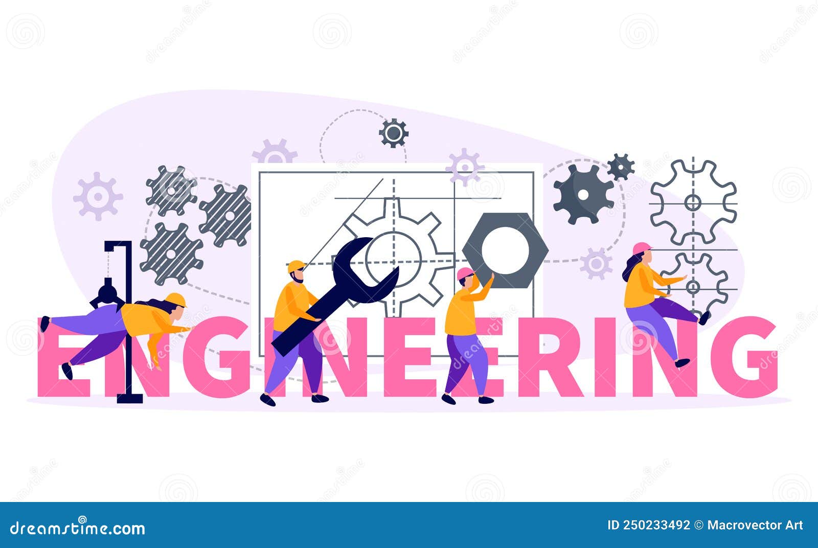 Engineer Concept Illustration Stock Vector - Illustration of engineer ...