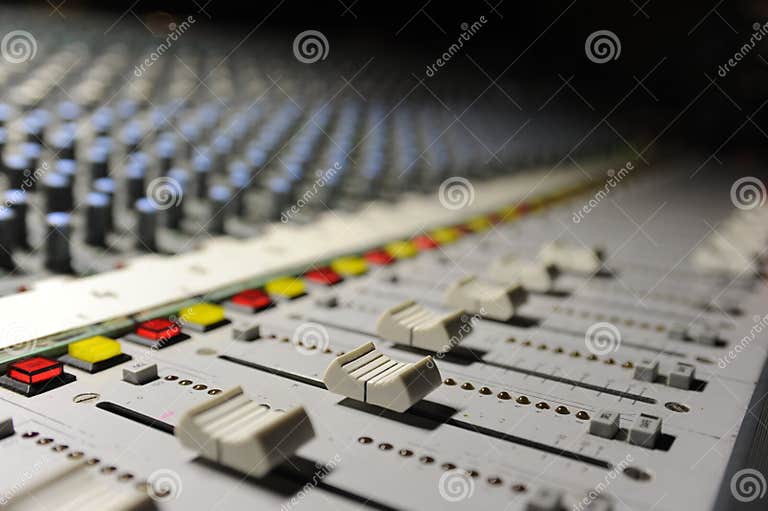 The engineer console stock image. Image of microphone - 68059395