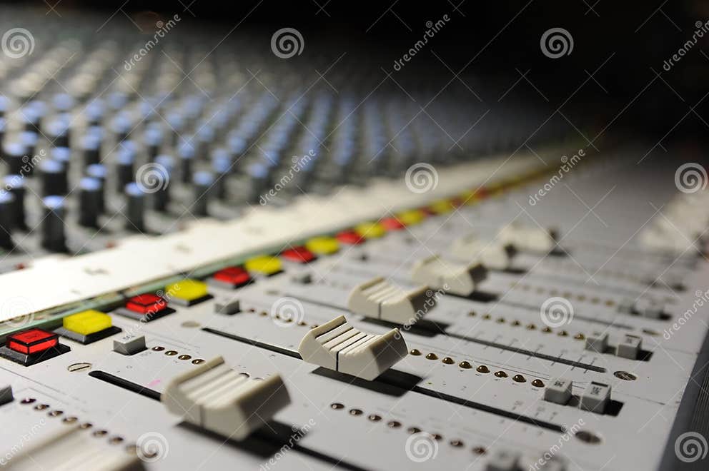 The engineer console stock image. Image of microphone - 68059395