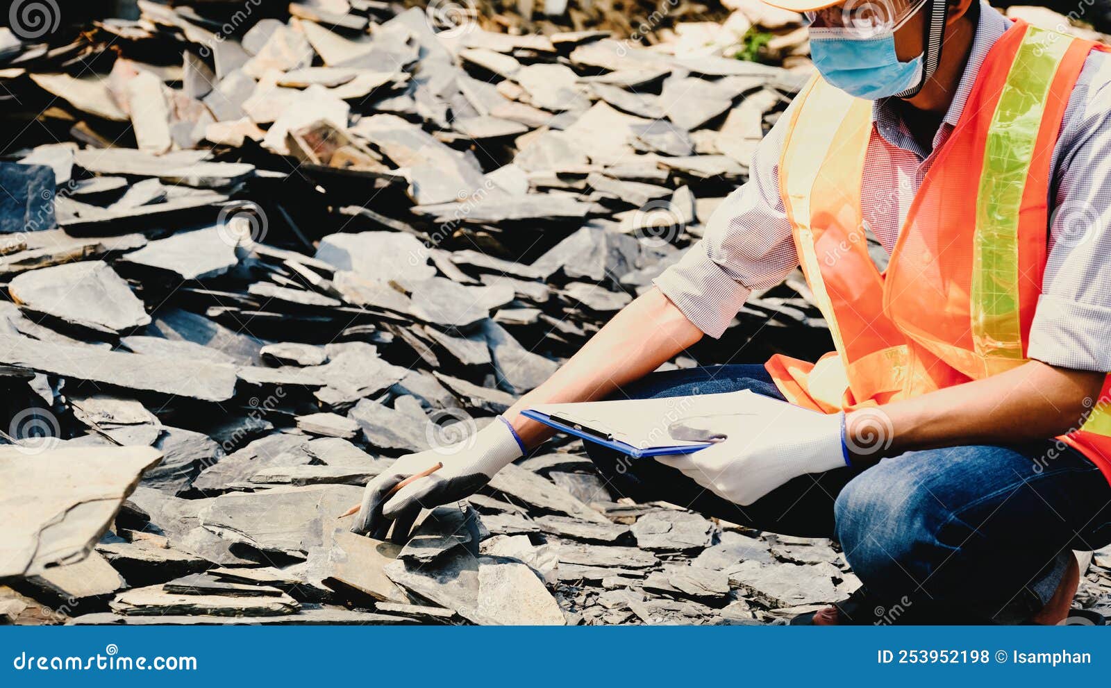 Engineer Contractor Man Work Safety Industry Project, Check the Size ...