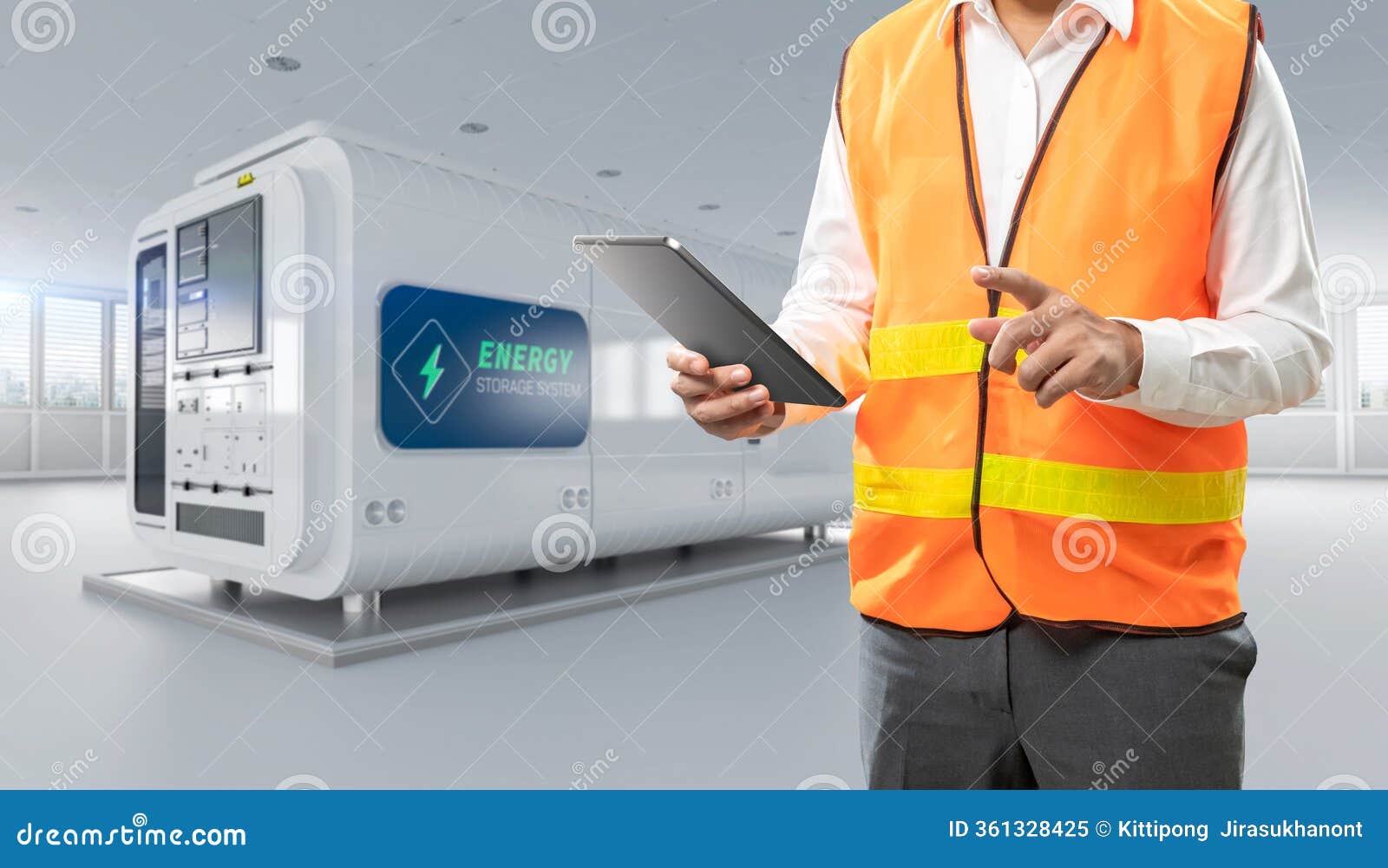 Engineer Control Energy Storage System or Battery Container Unit Stock ...