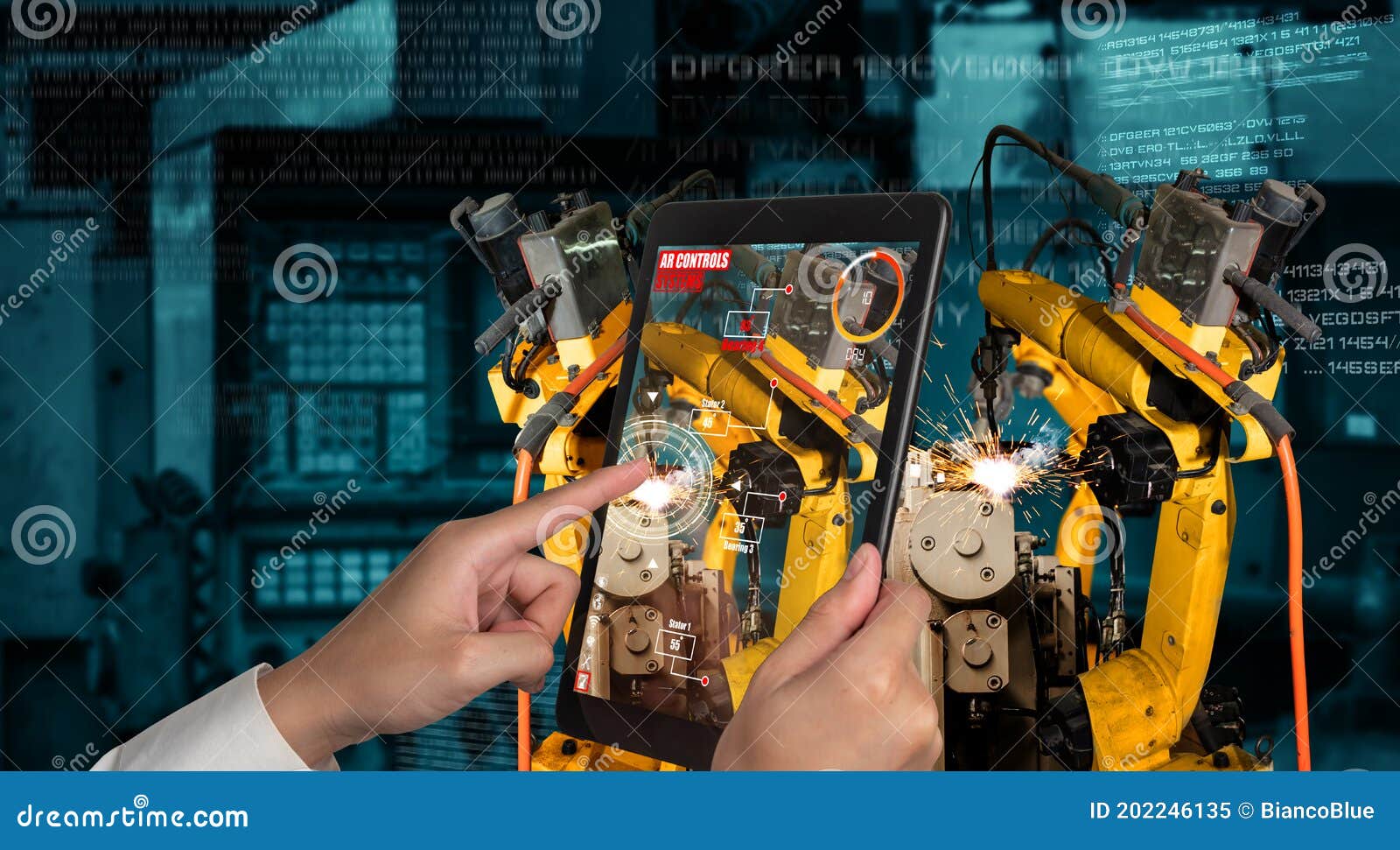 Engineer Controls Robotic Arms by Augmented Reality Industry Technology ...