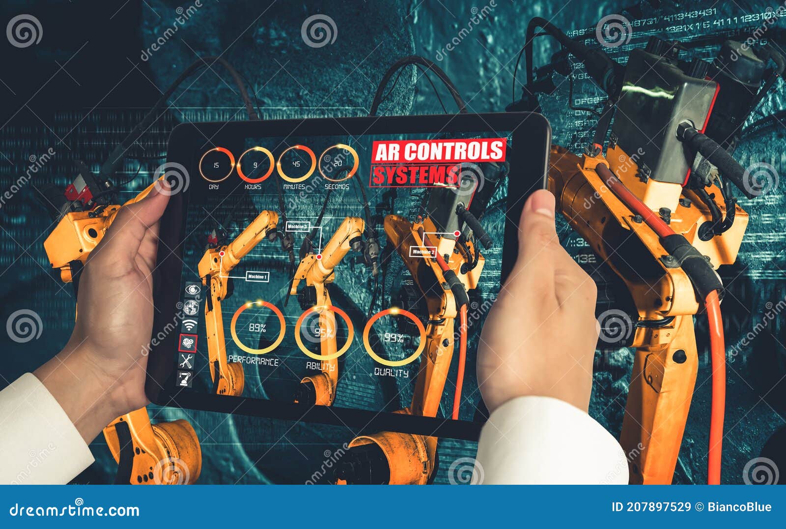 Engineer Controls Robotic Arms by Augmented Reality Industry Technology ...